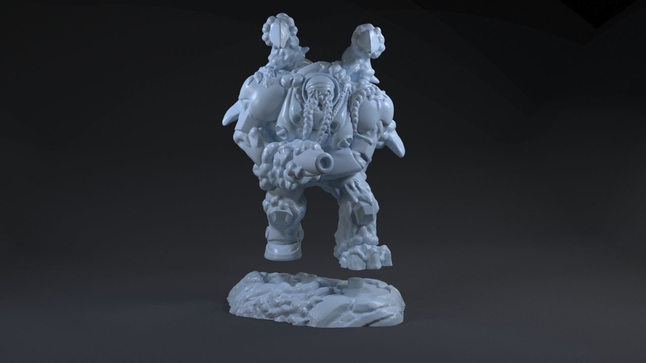 Infested Terran StarCraft 3D print model 3D model 3D printable | CGTrader