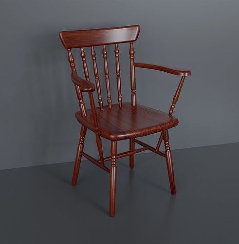 medium polygonal chair model 3D model | CGTrader