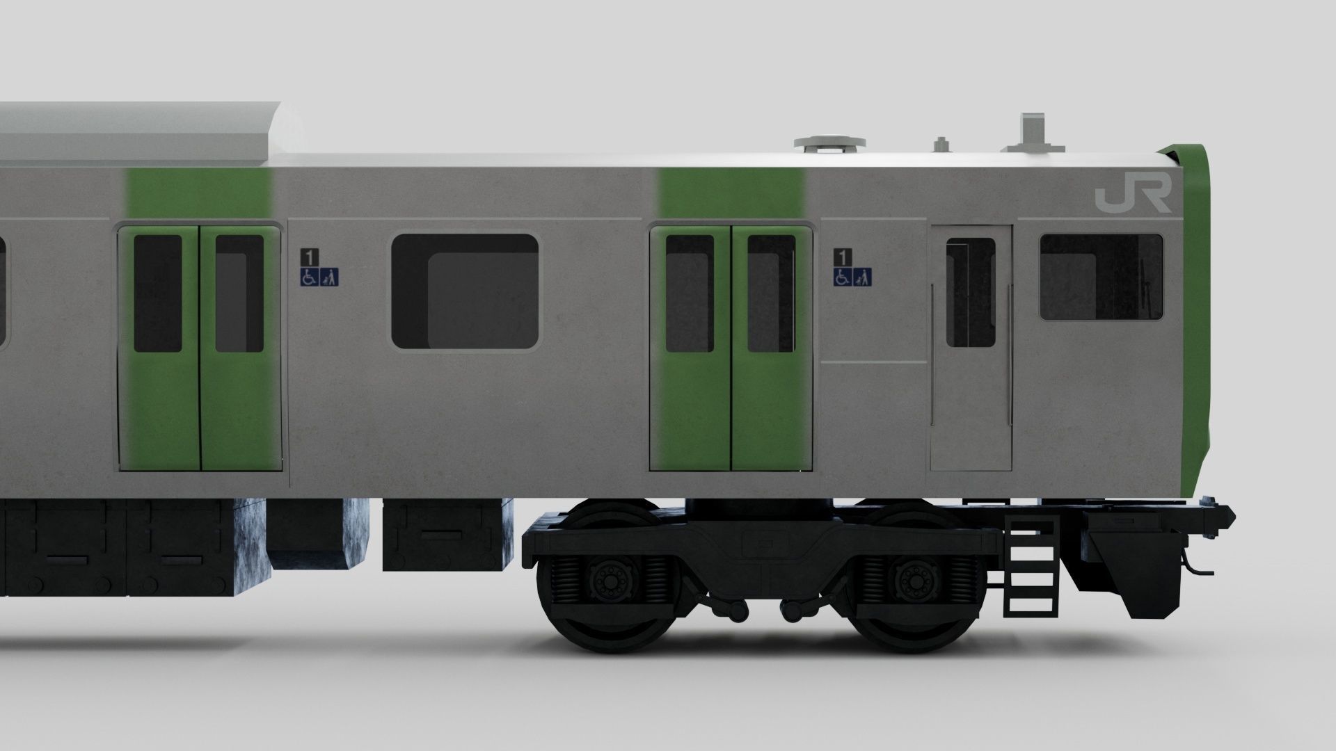 3D model Low poly Japanese Rail Train E235 Series VR / AR / low-poly | CGTrader