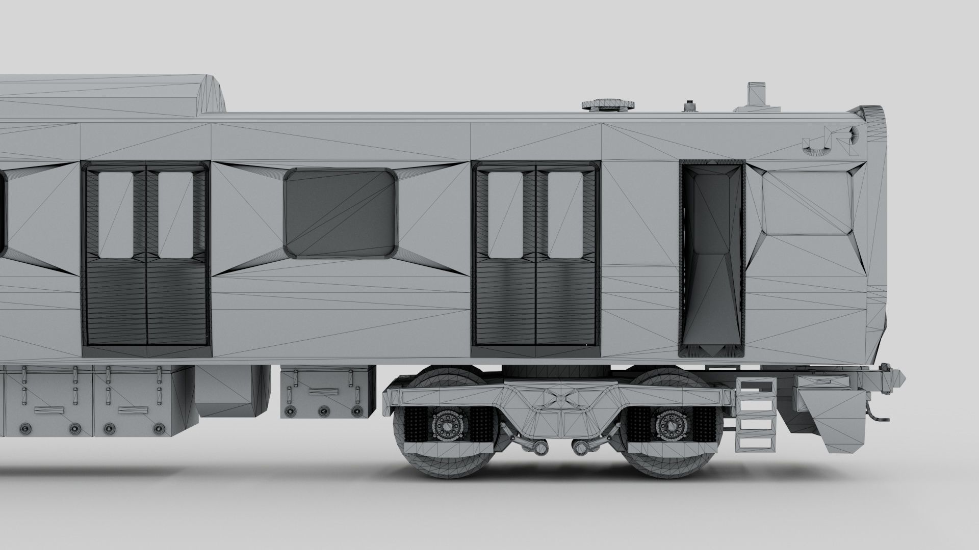 3D model Low poly Japanese Rail Train E235 Series VR / AR / low-poly ...