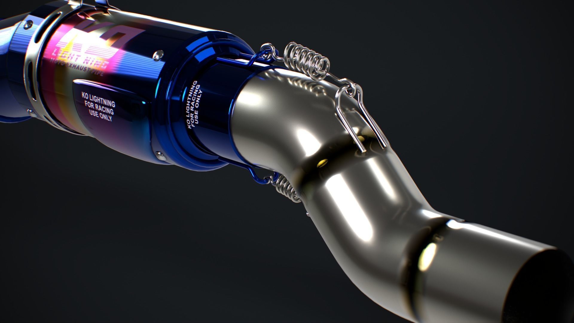 3D model Exhaust Muffler VR / AR / low-poly | CGTrader