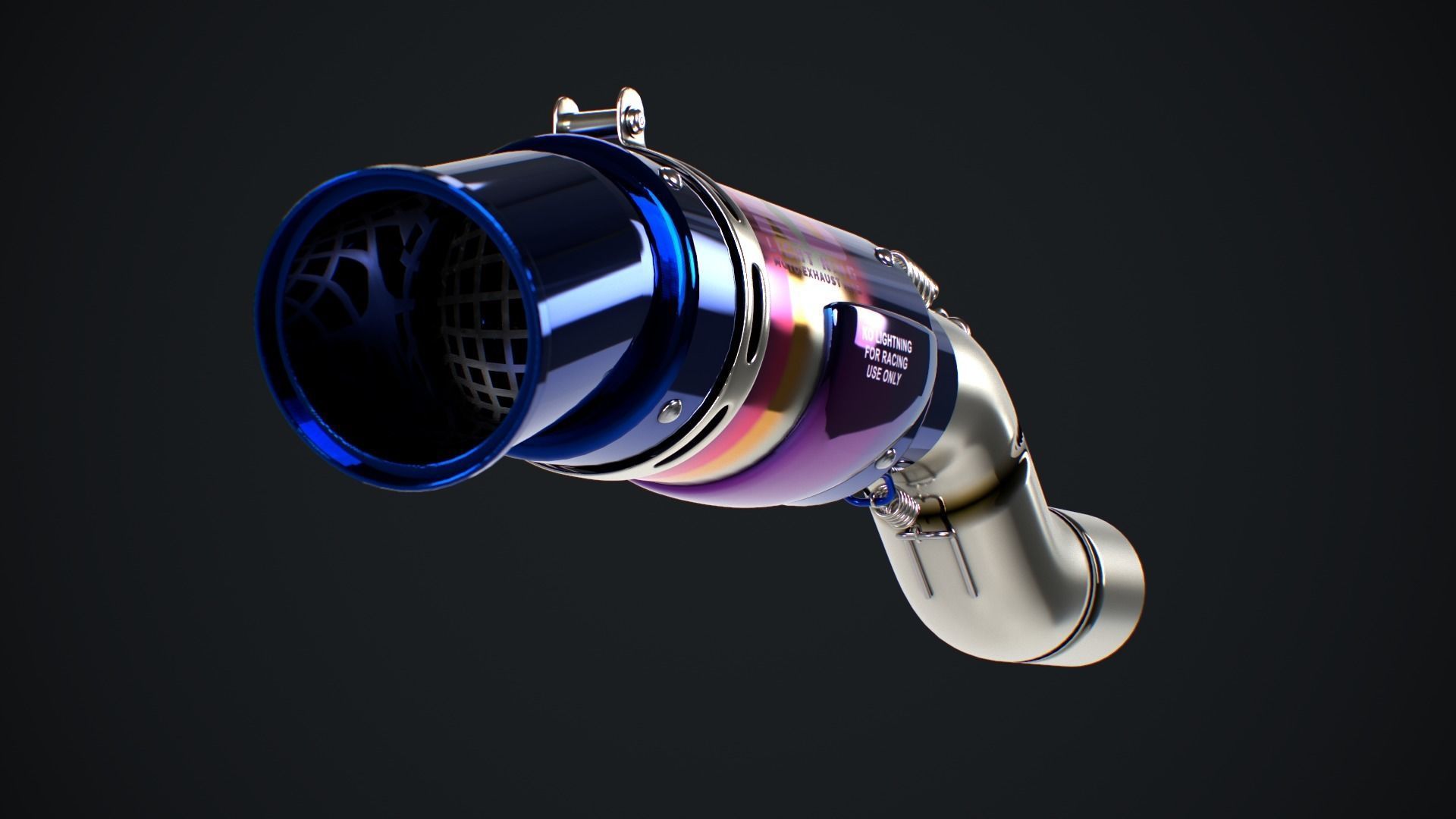 3D model Exhaust Muffler VR / AR / low-poly | CGTrader