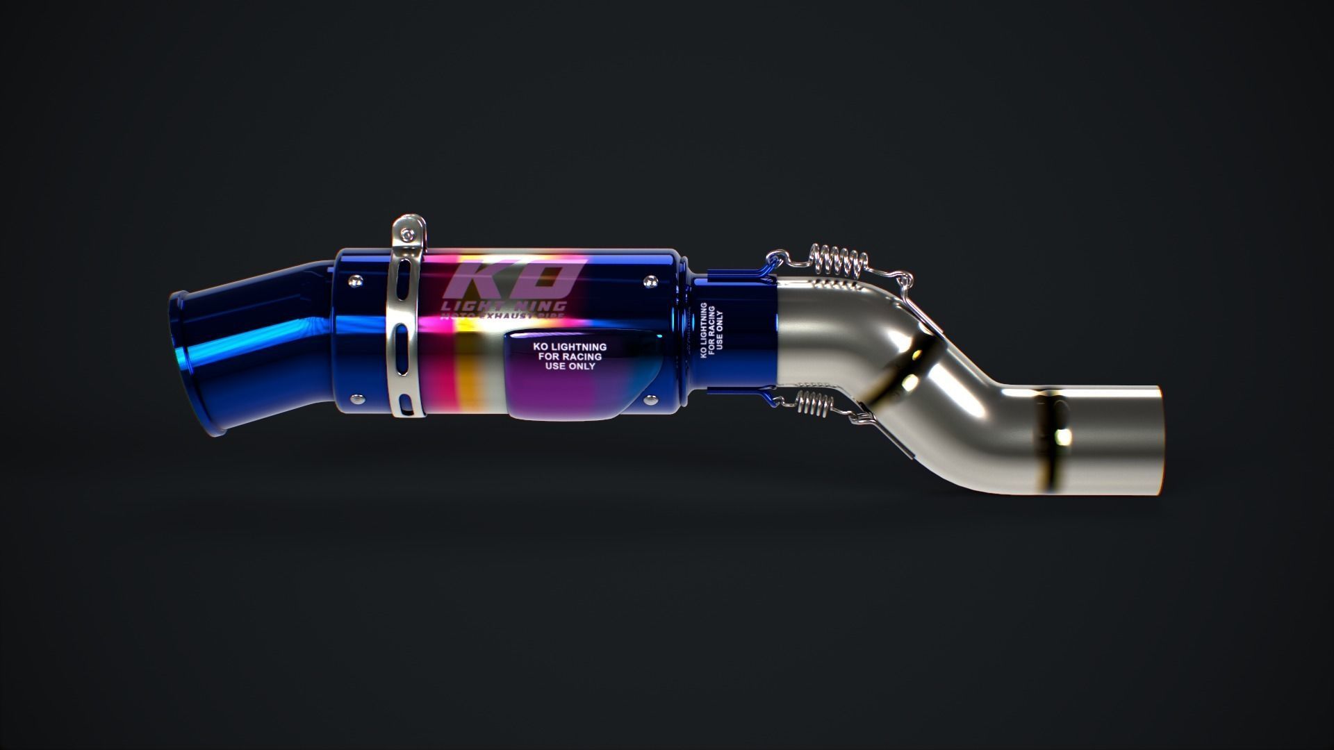 3D model Exhaust Muffler VR / AR / low-poly | CGTrader