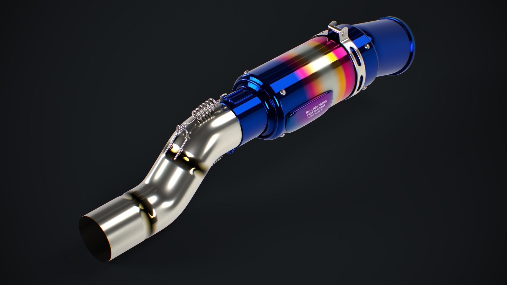 3D model Exhaust Muffler VR / AR / low-poly | CGTrader