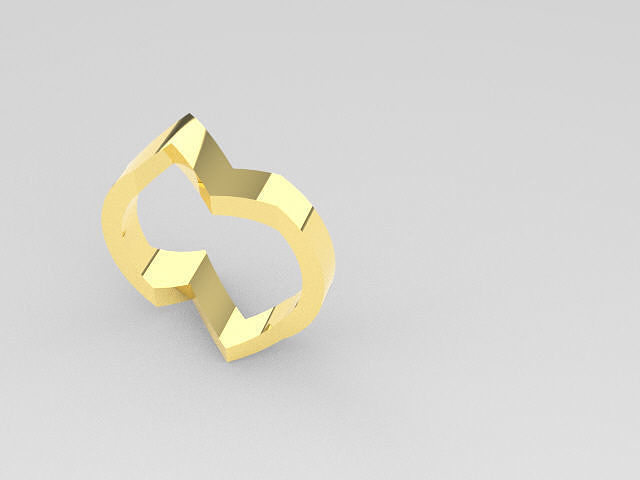 geometry ring free 3D model 3D printable | CGTrader