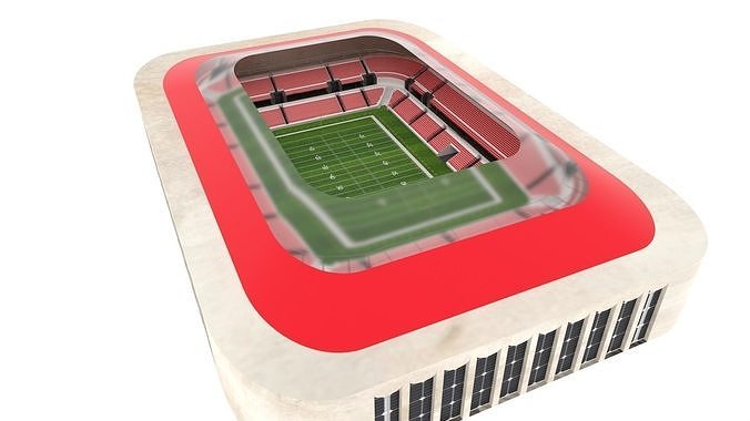 3D model American Football Stadium VR / AR / low-poly | CGTrader