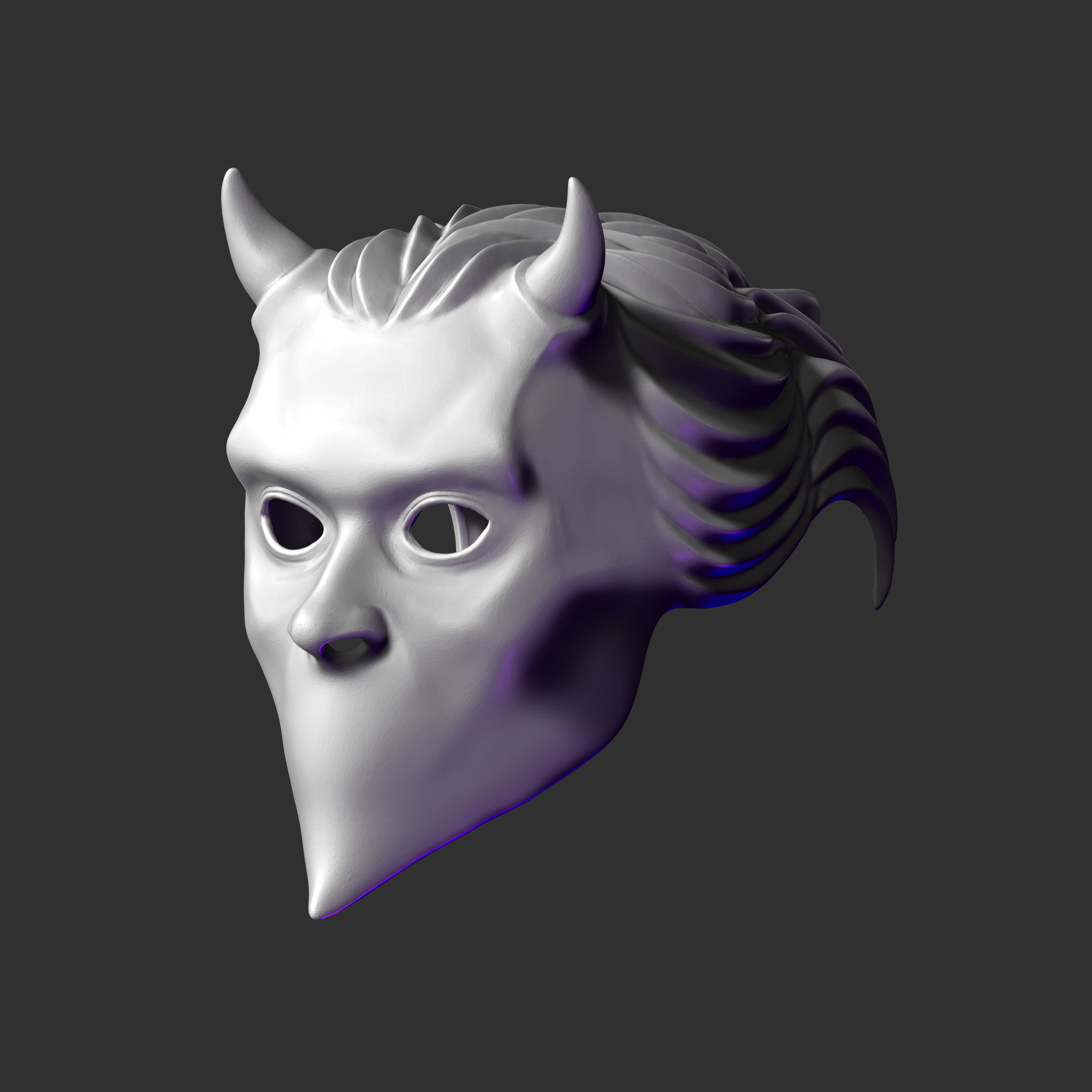 Nameless Ghoul mask 3D model 3D printable | CGTrader