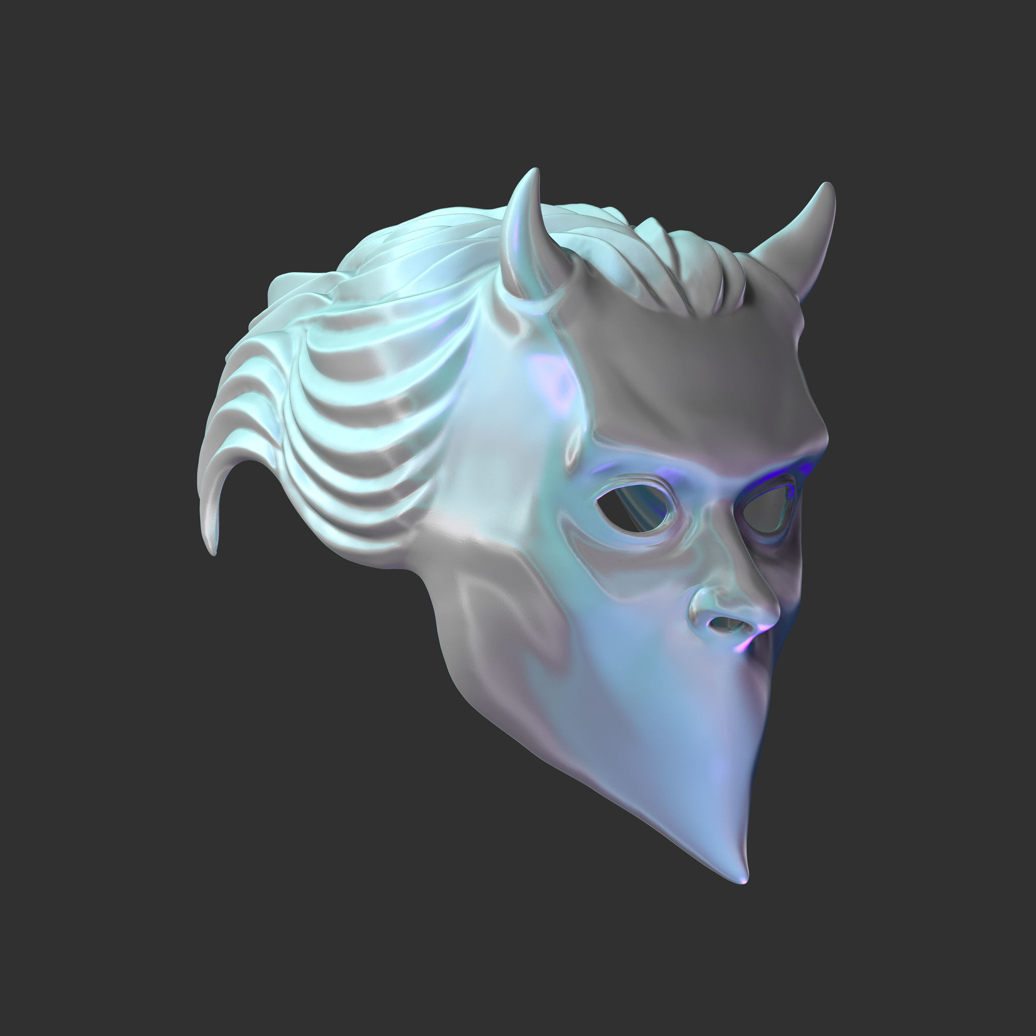 Nameless Ghoul mask 3D model 3D printable | CGTrader