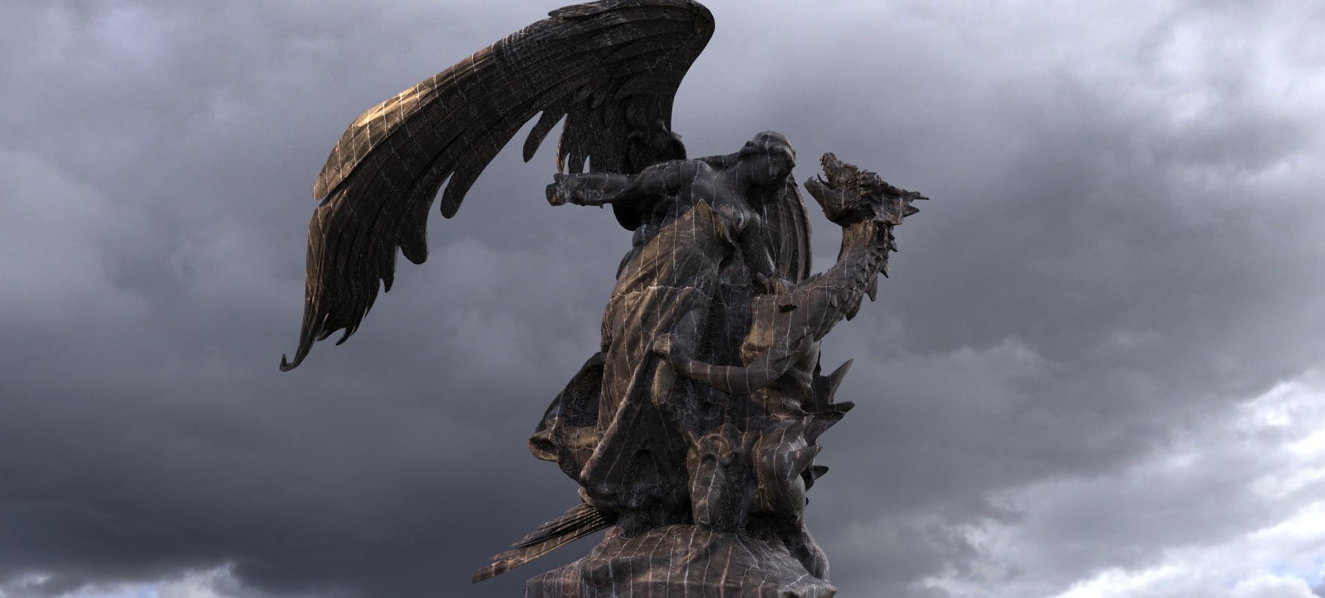 Angel and Demon Dark 3D model | CGTrader