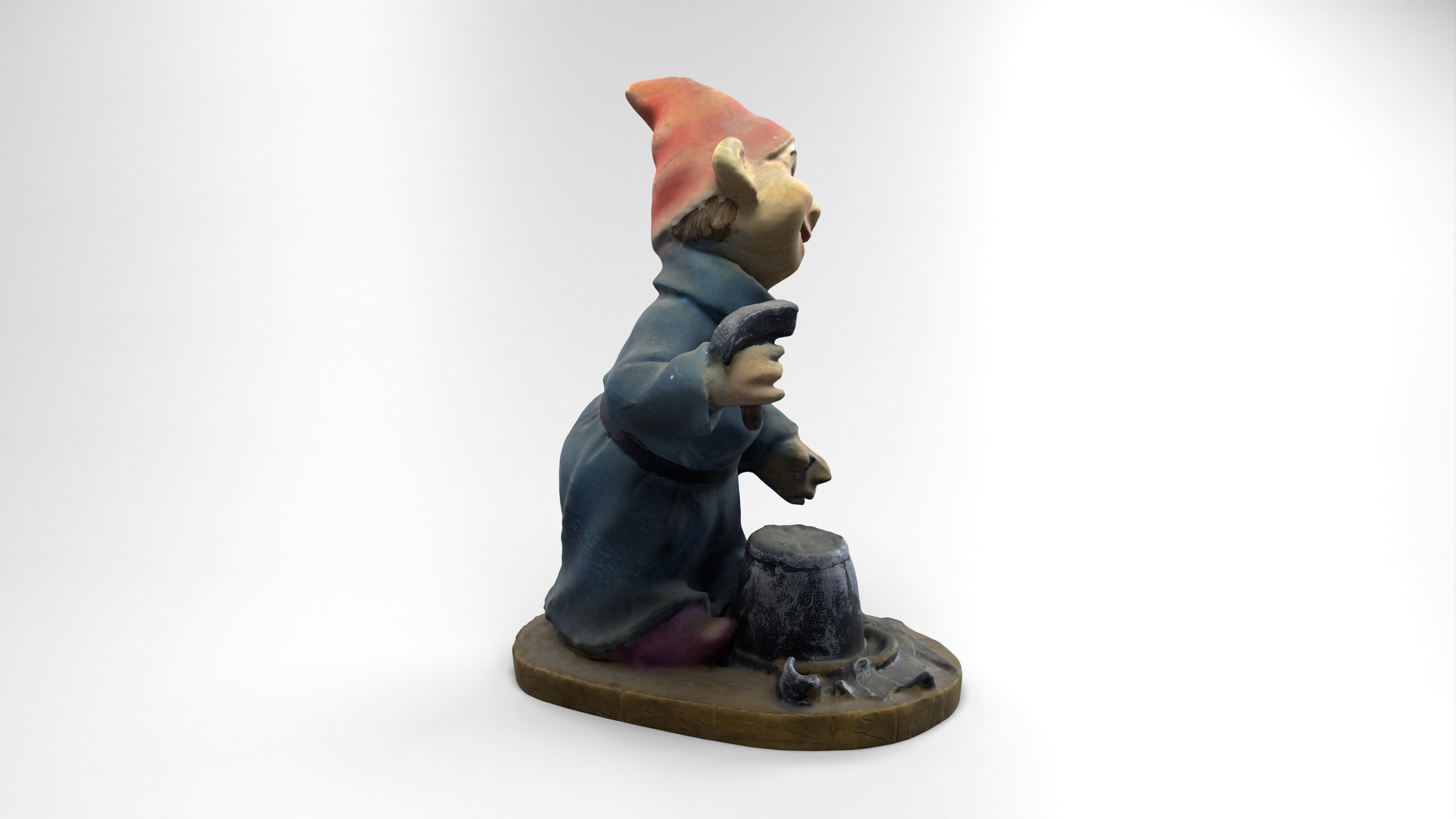 Stylized Character Gnome 01 HP Photoscan 3D model | CGTrader