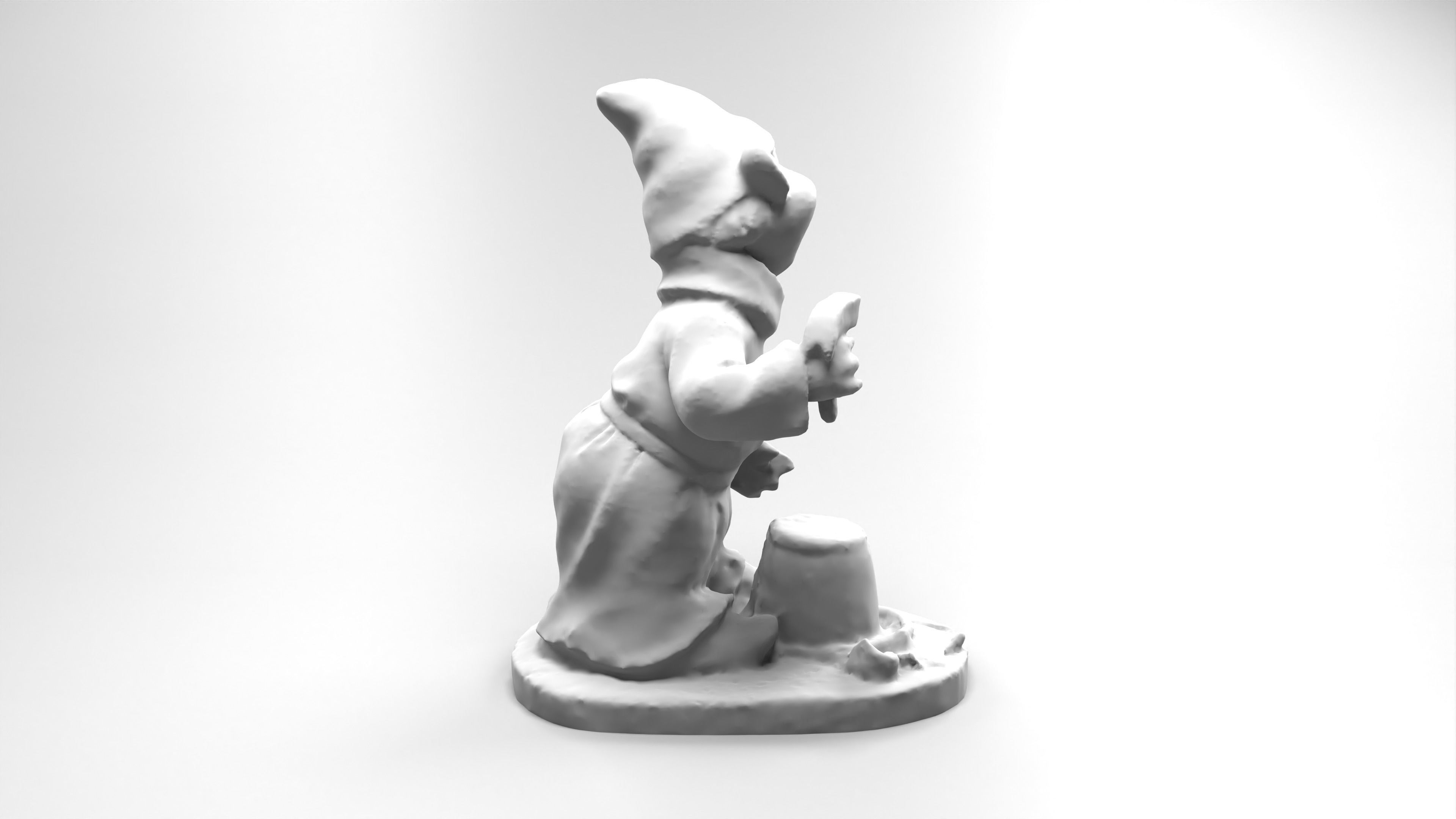Stylized Character Gnome 01 HP Photoscan 3D model | CGTrader