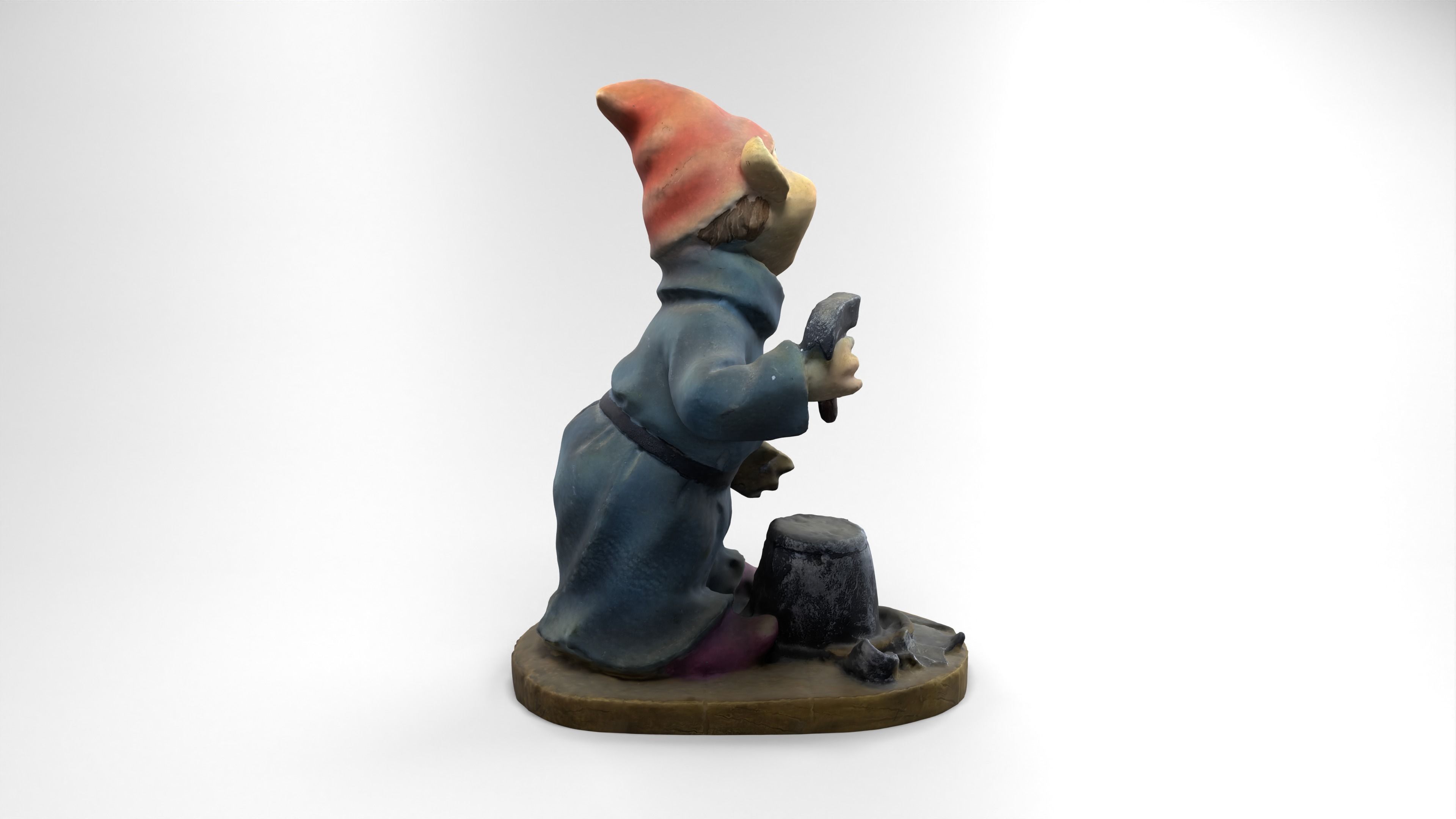Stylized Character Gnome 01 HP Photoscan 3D model | CGTrader