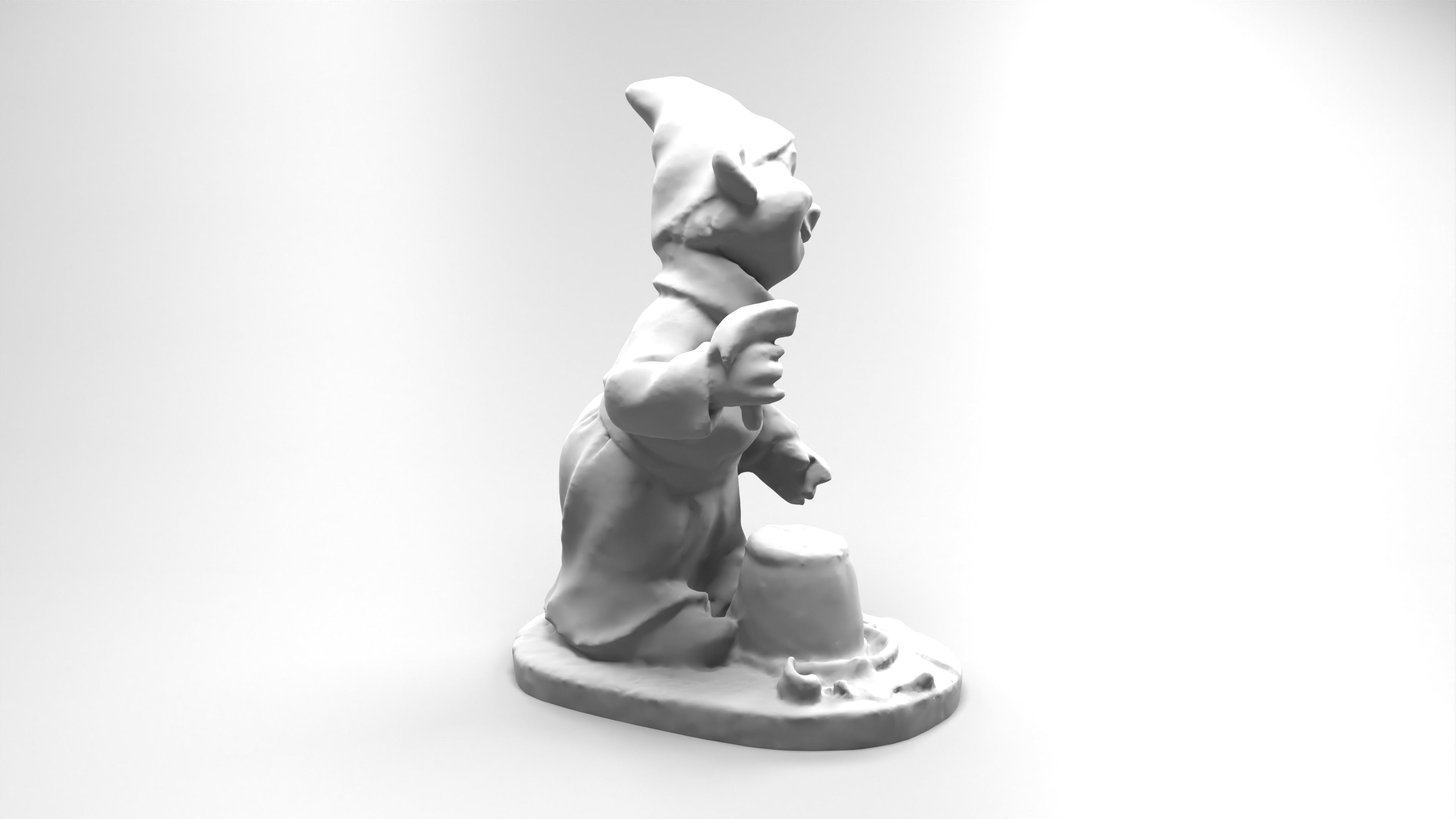 Stylized Character Gnome 01 HP Photoscan 3D model | CGTrader