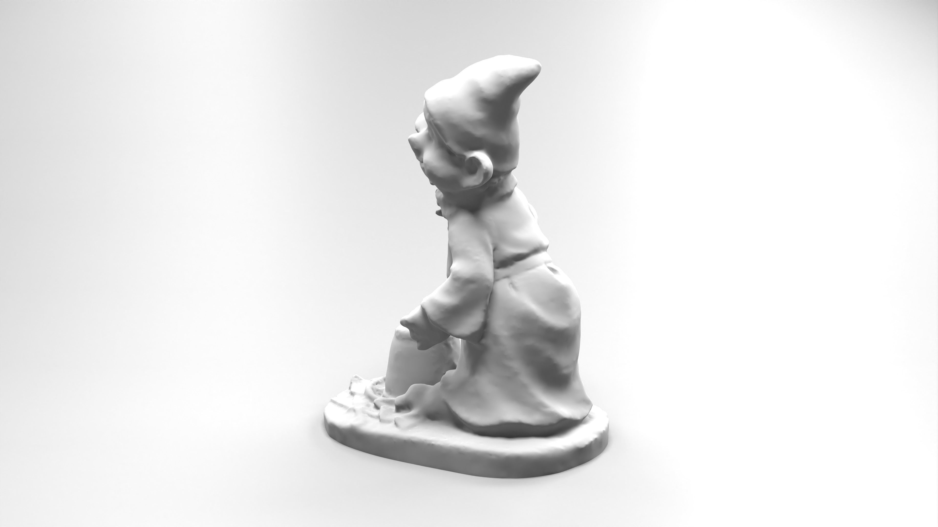 Stylized Character Gnome 01 HP Photoscan 3D model | CGTrader