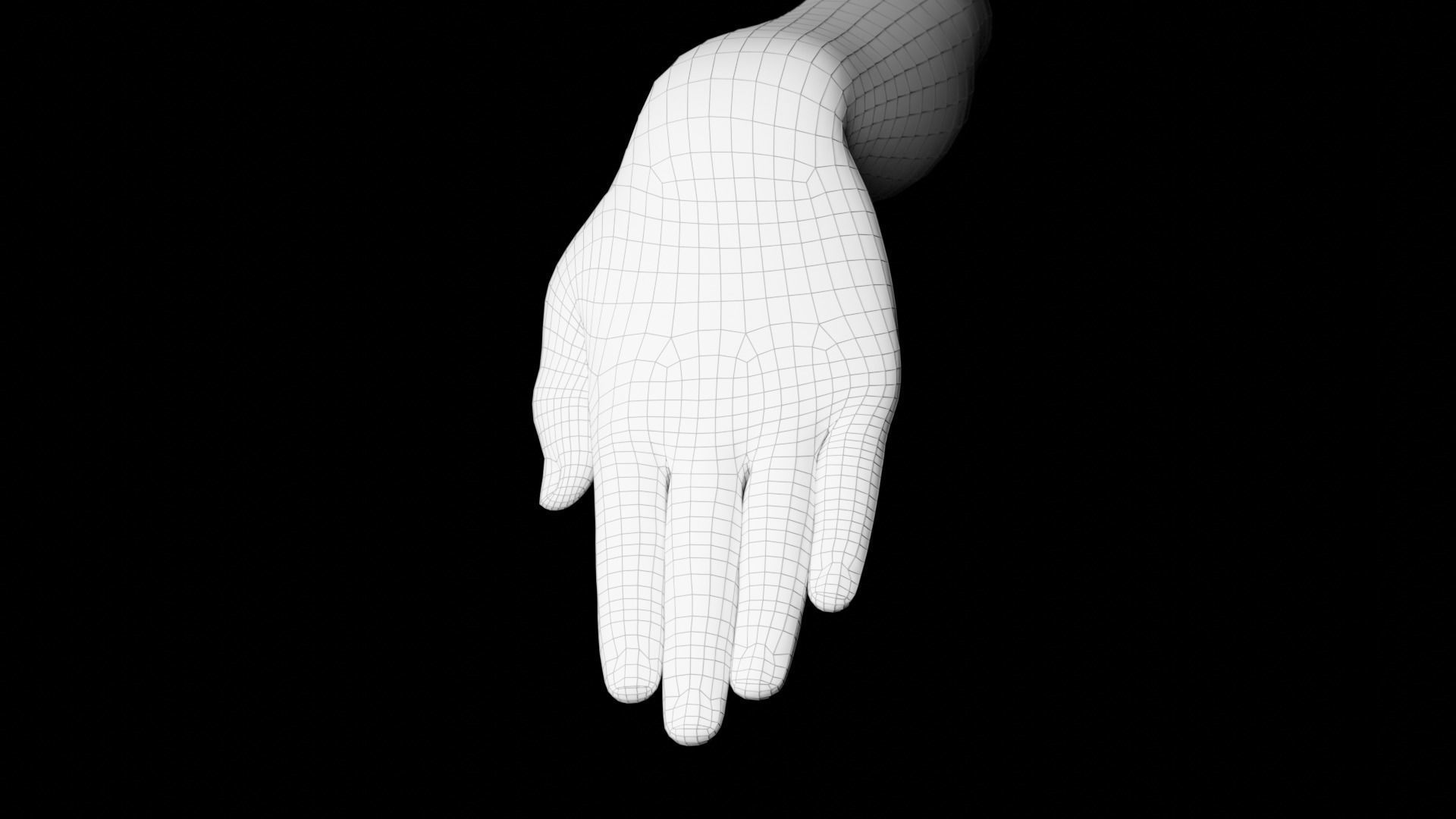 3D model Left Hand Rigged VR / AR / low-poly | CGTrader