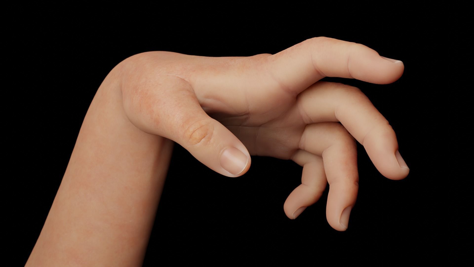 3D model Left Hand Rigged VR / AR / low-poly | CGTrader