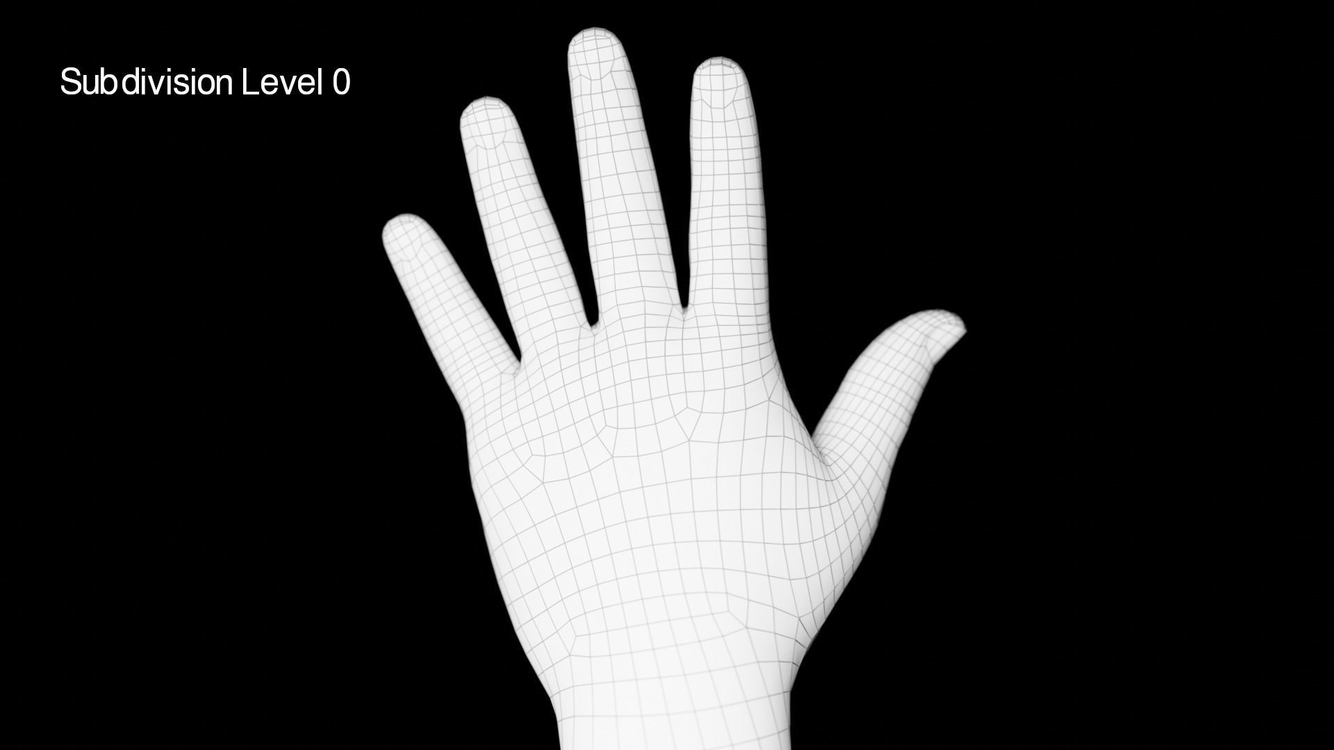 3D model Left Hand Rigged VR / AR / low-poly | CGTrader