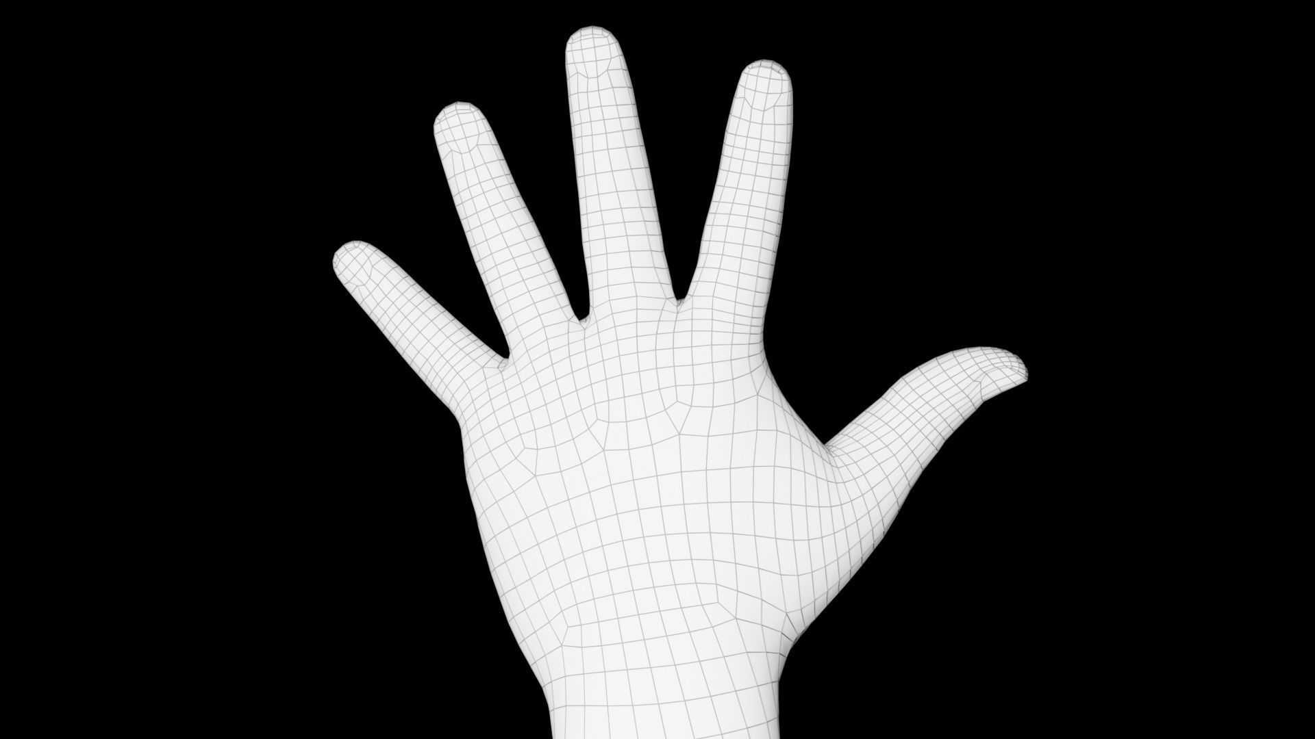 3D model Left Hand Rigged VR / AR / low-poly | CGTrader