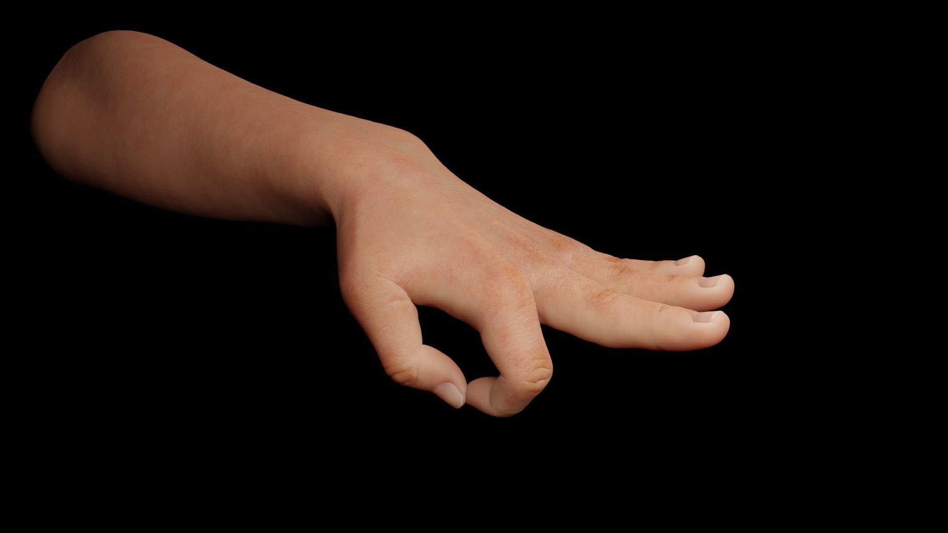 3D model Left Hand Rigged VR / AR / low-poly | CGTrader