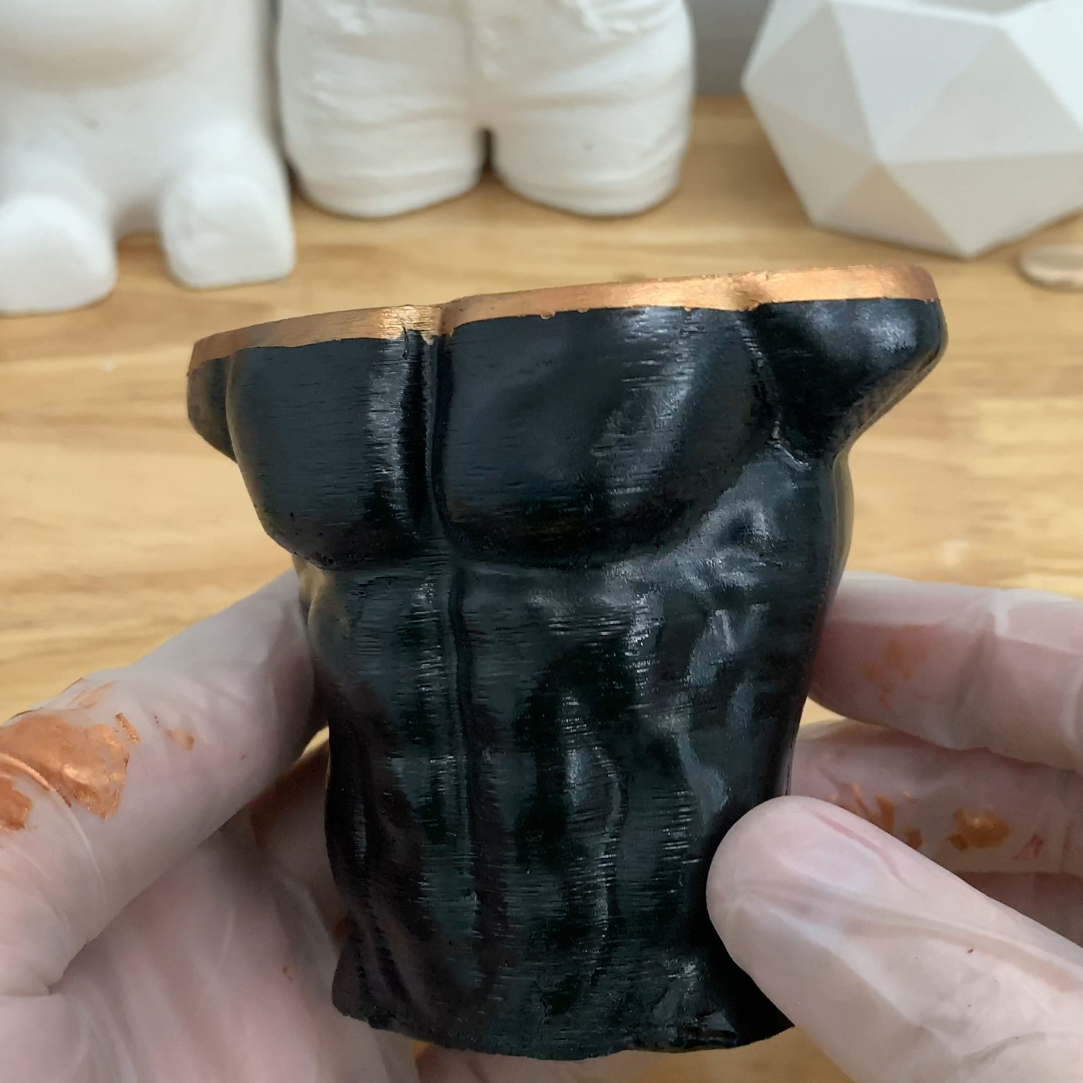 Muscle Body Man Pot mold 3D model 3D printable | CGTrader