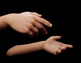 Animated Human hand 3D Models | CGTrader