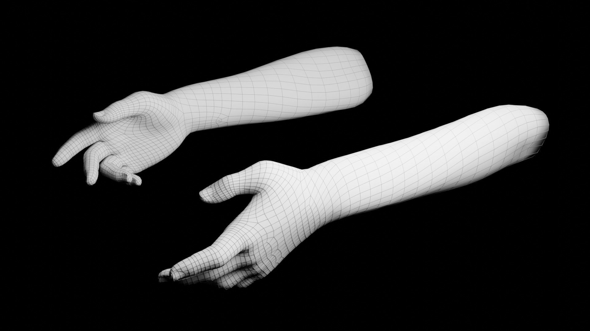 3D model Hands Rigged VR / AR / low-poly | CGTrader