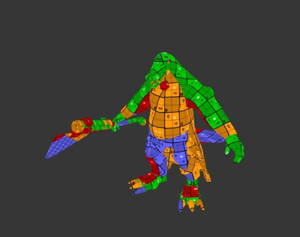 3D model Duck Fighter Warrior VR / AR / low-poly | CGTrader