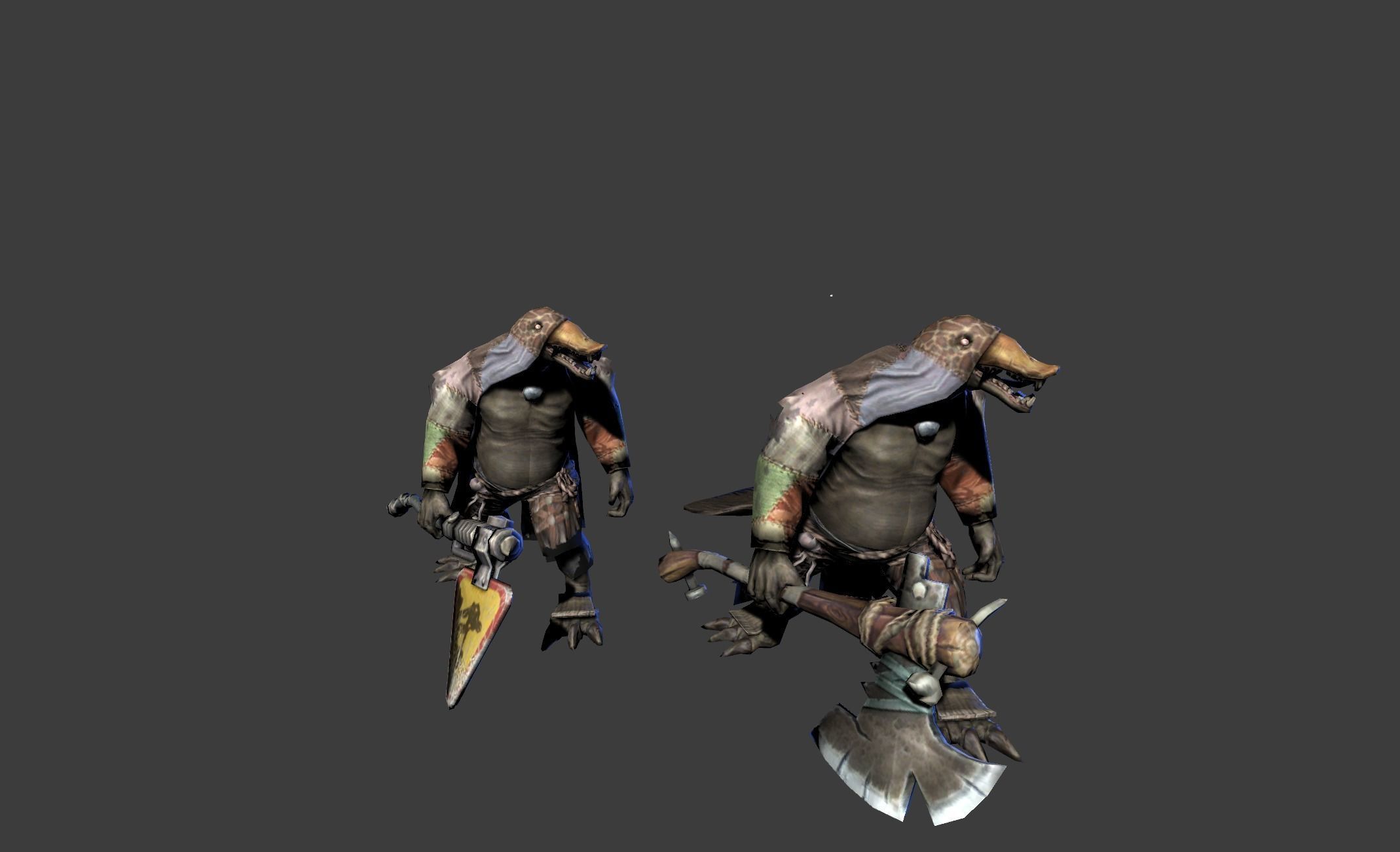 3D model Duck Fighter Warrior VR / AR / low-poly | CGTrader