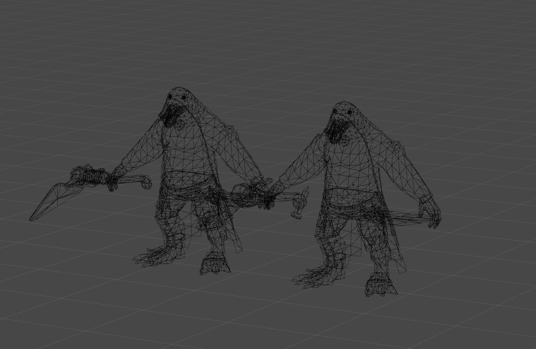 3D model Duck Fighter Warrior VR / AR / low-poly | CGTrader