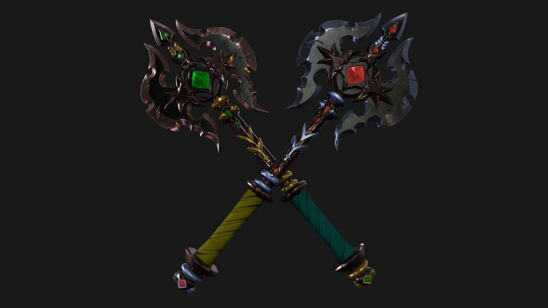 3D model Barbarian Labrys VR / AR / low-poly | CGTrader