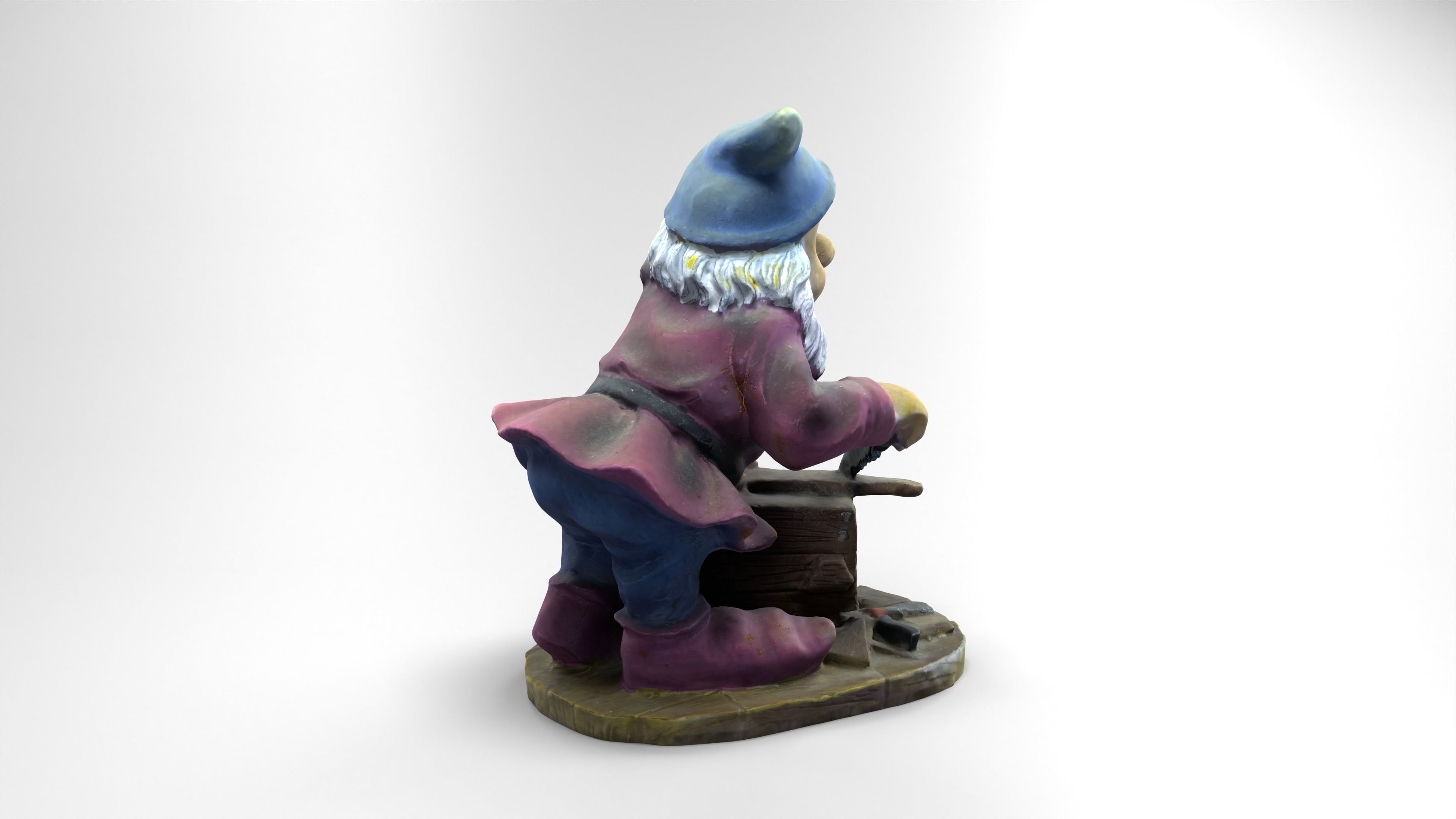 Stylized Character Gnome 02 HP Photoscan 3D model | CGTrader