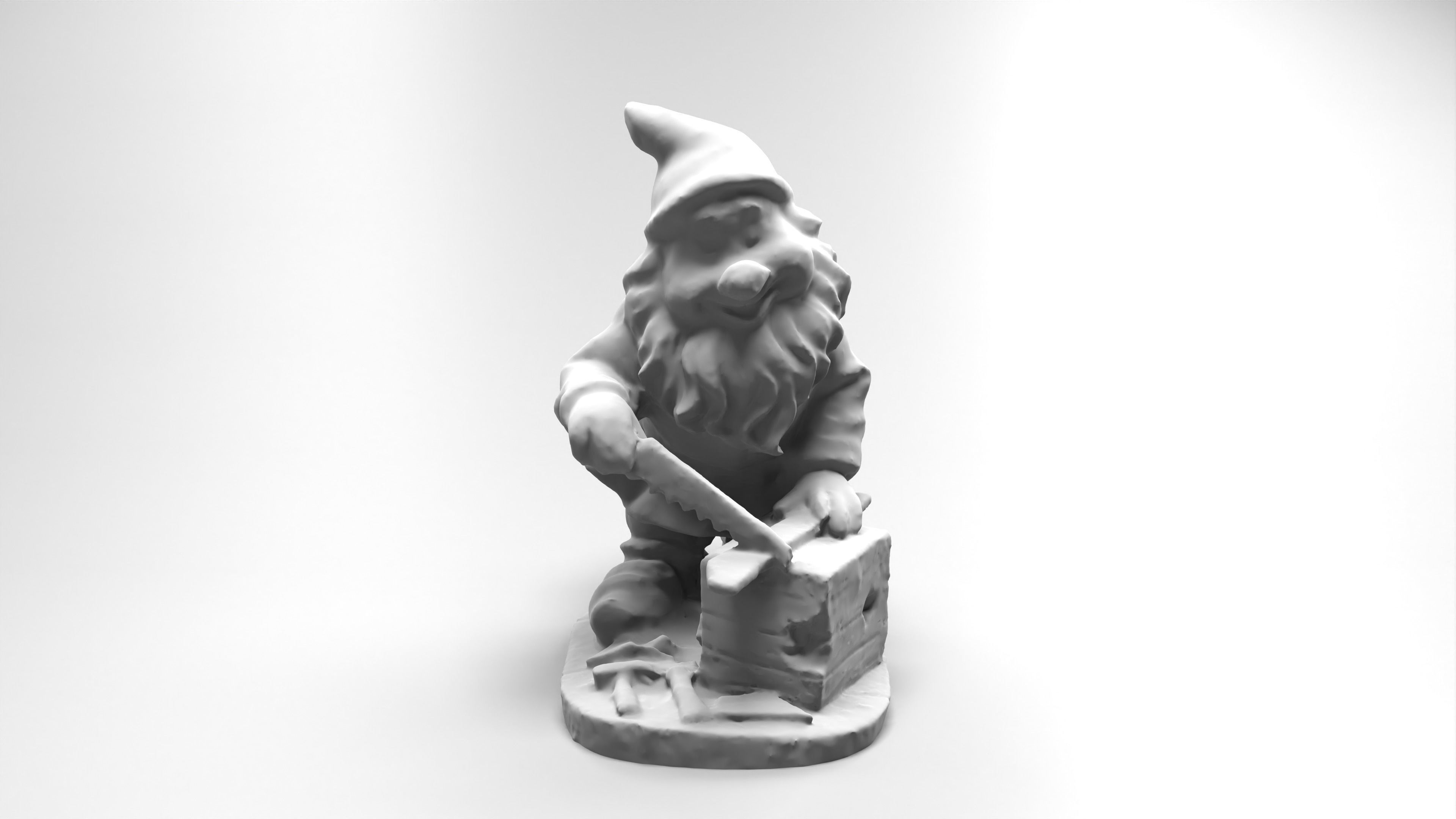 Stylized Character Gnome 02 HP Photoscan 3D model | CGTrader