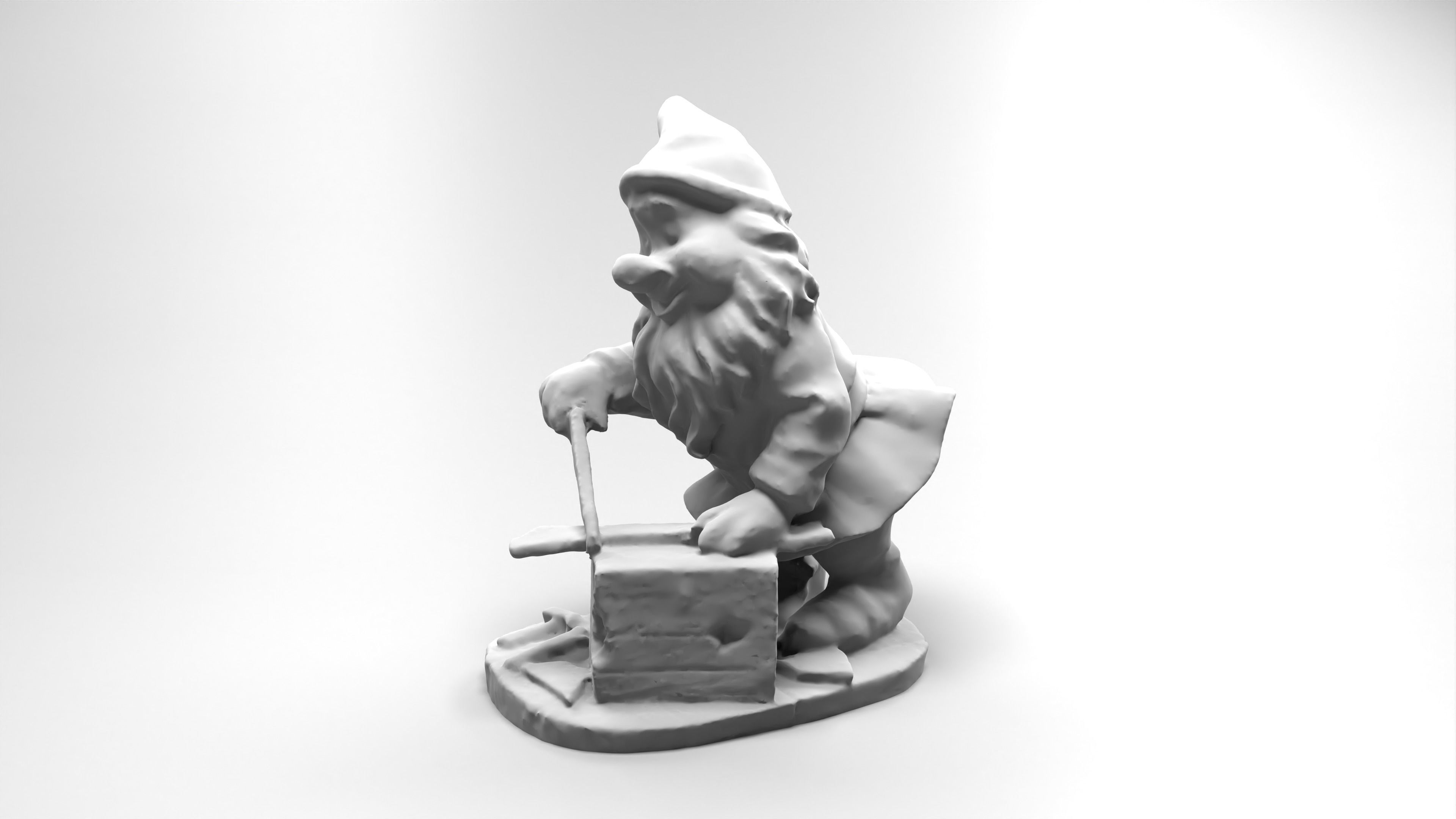 Stylized Character Gnome 02 HP Photoscan 3D model | CGTrader