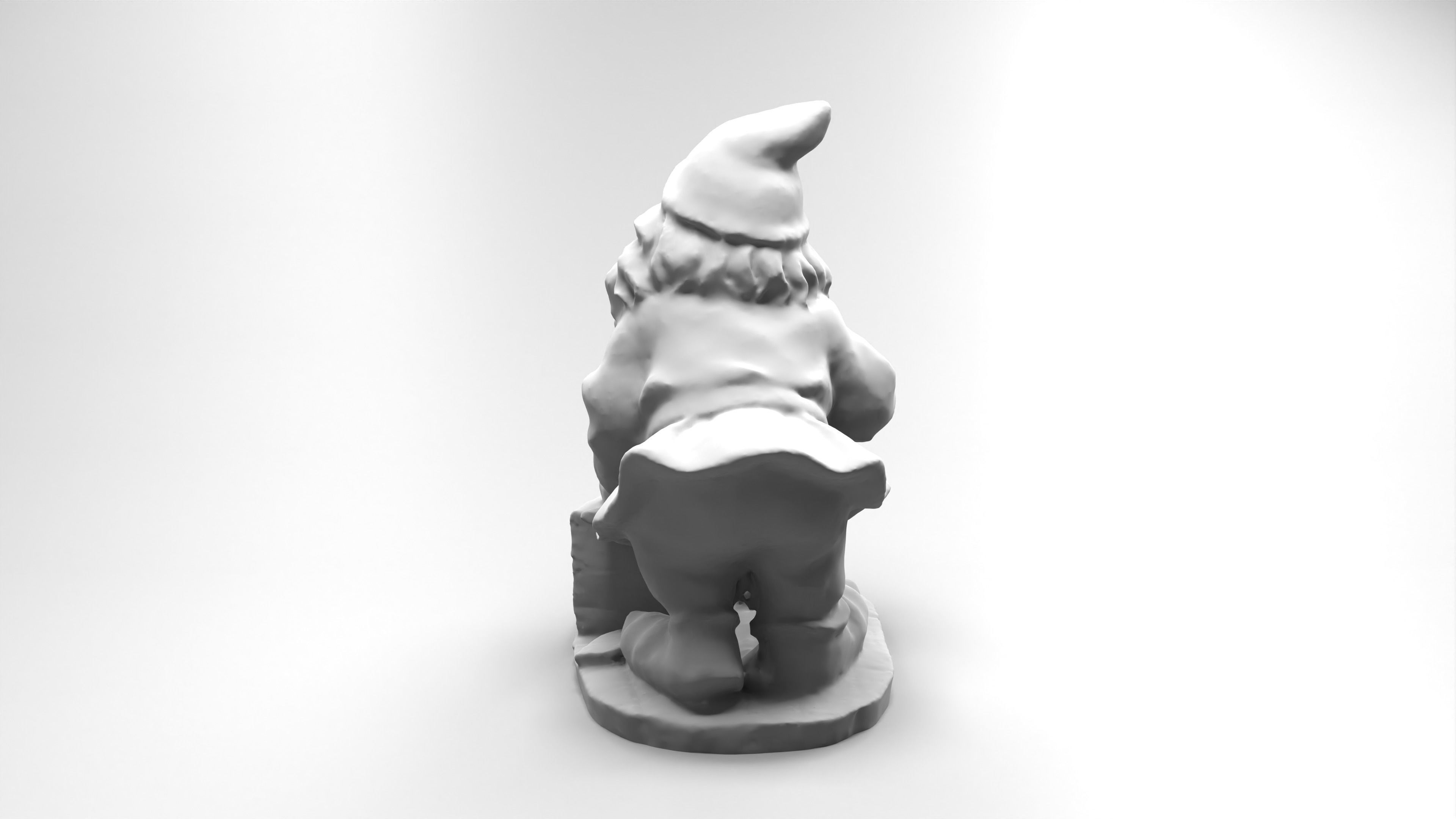 Stylized Character Gnome 02 HP Photoscan 3D model | CGTrader