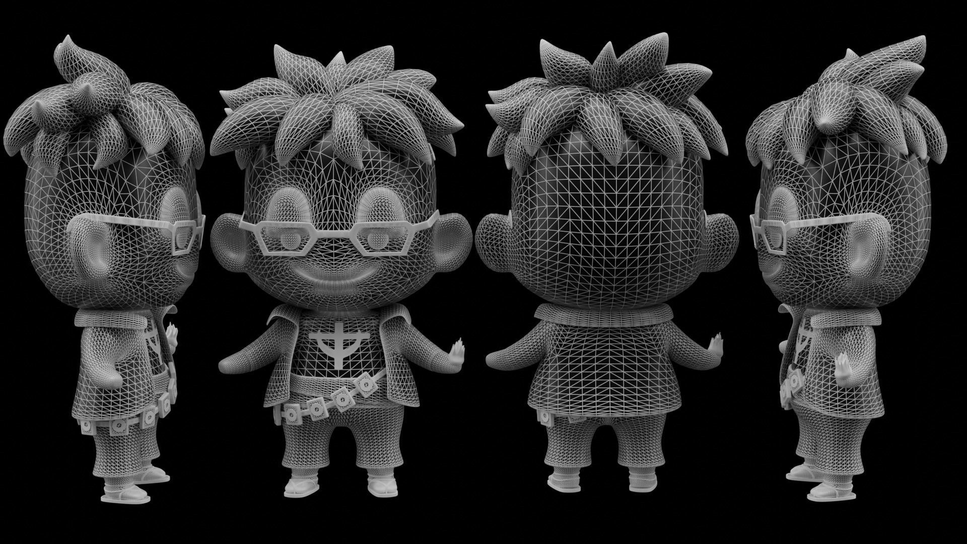 Marco Chibi - One Piece 3D model 3D printable | CGTrader