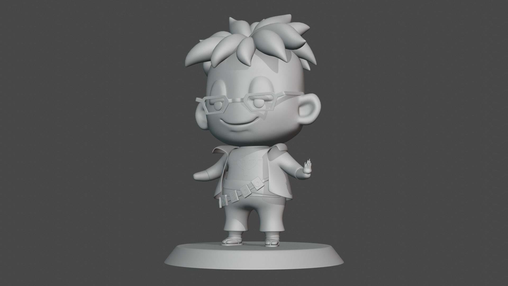 Marco Chibi - One Piece 3D model 3D printable | CGTrader