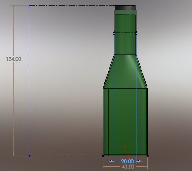 Fancy bottle-Oil bottle free 3D model | CGTrader
