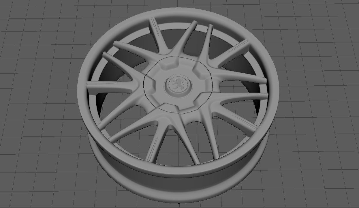 Peugeot Pars or 405 Wheel 3D model | CGTrader