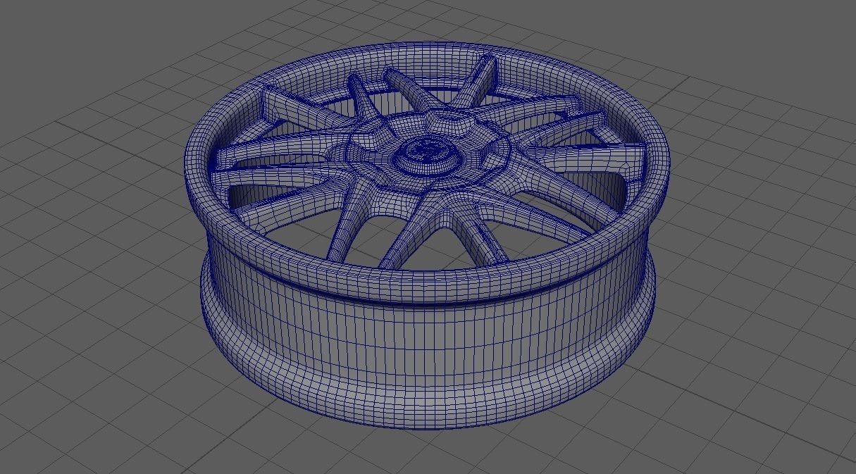 Peugeot Pars or 405 Wheel 3D model | CGTrader