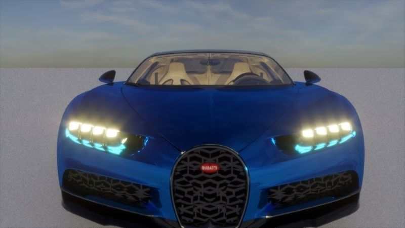 Bugati Chiron 3D model | CGTrader