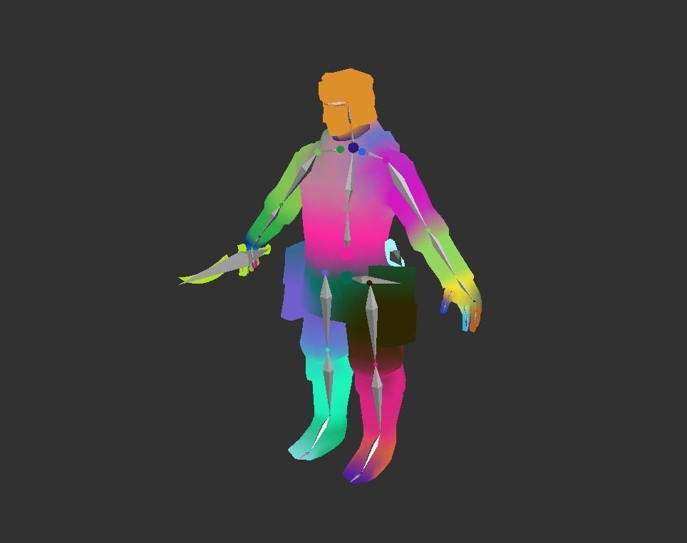 3D model Soldier Male Dagger VR / AR / low-poly | CGTrader