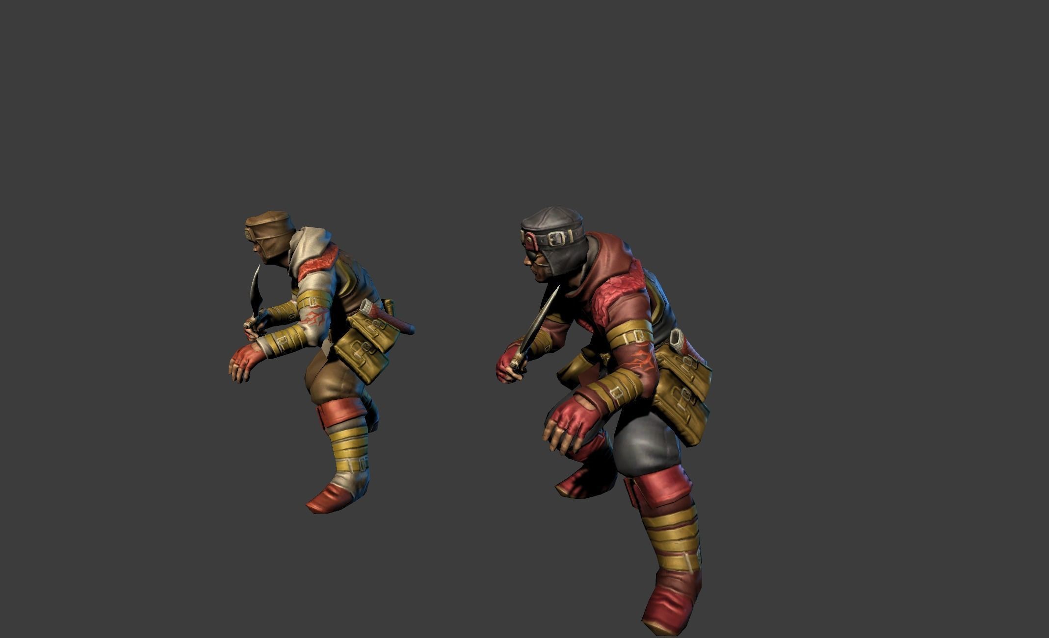 3D model Soldier Male Dagger VR / AR / low-poly | CGTrader