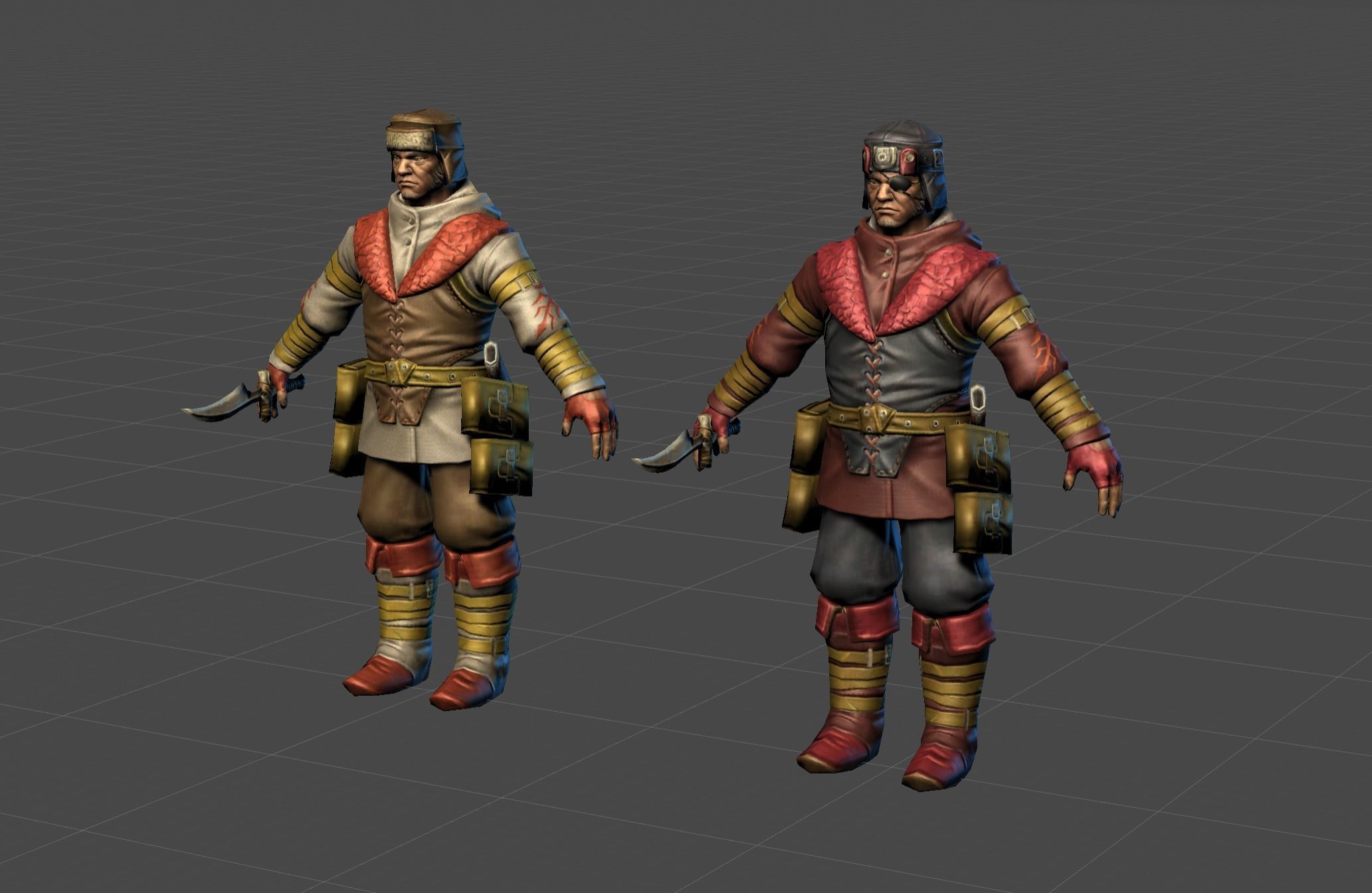 3D model Soldier Male Dagger VR / AR / low-poly | CGTrader