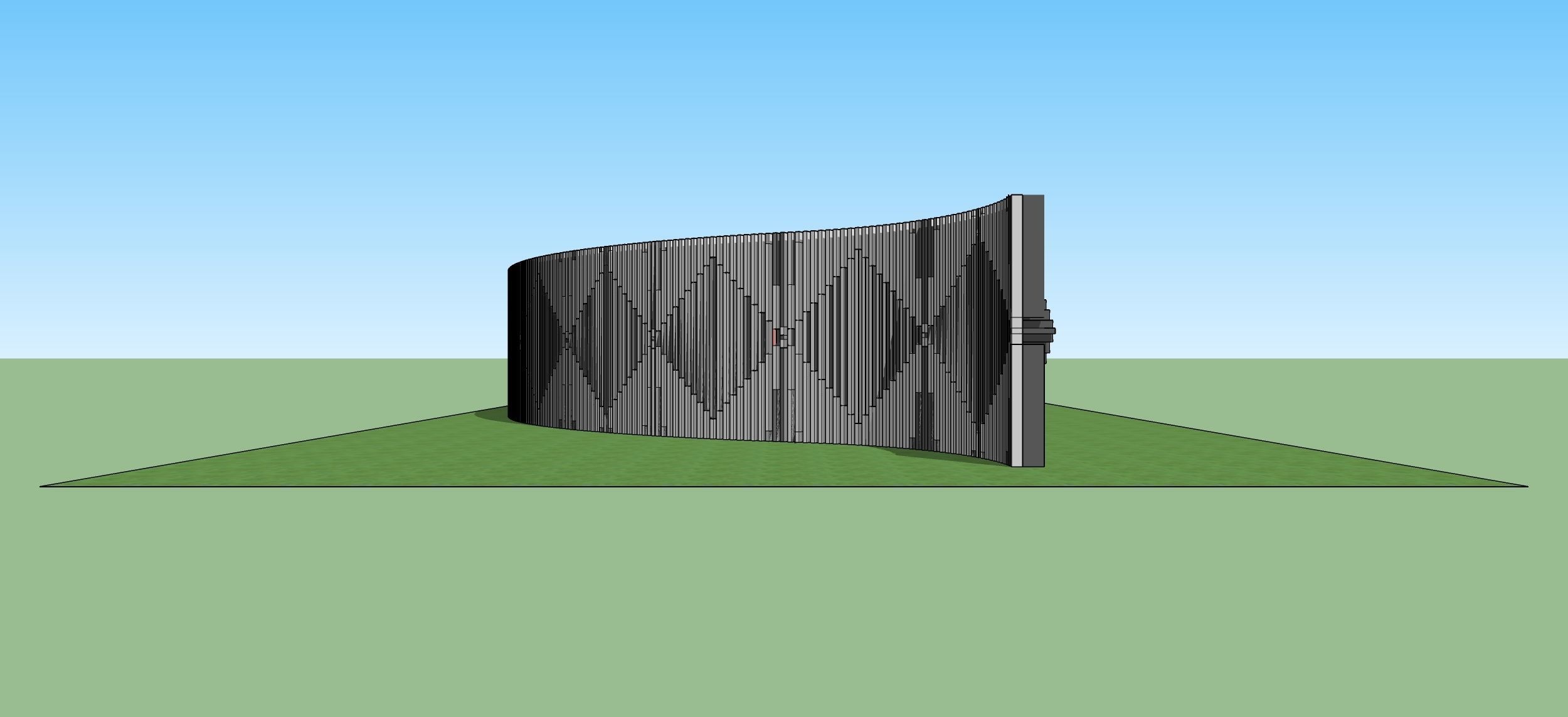 Ornamen slice motif artdeco 3d sketchup 3D model | CGTrader