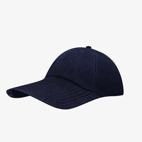 3D model baseballcap baseball cap - navy VR / AR / low-poly | CGTrader