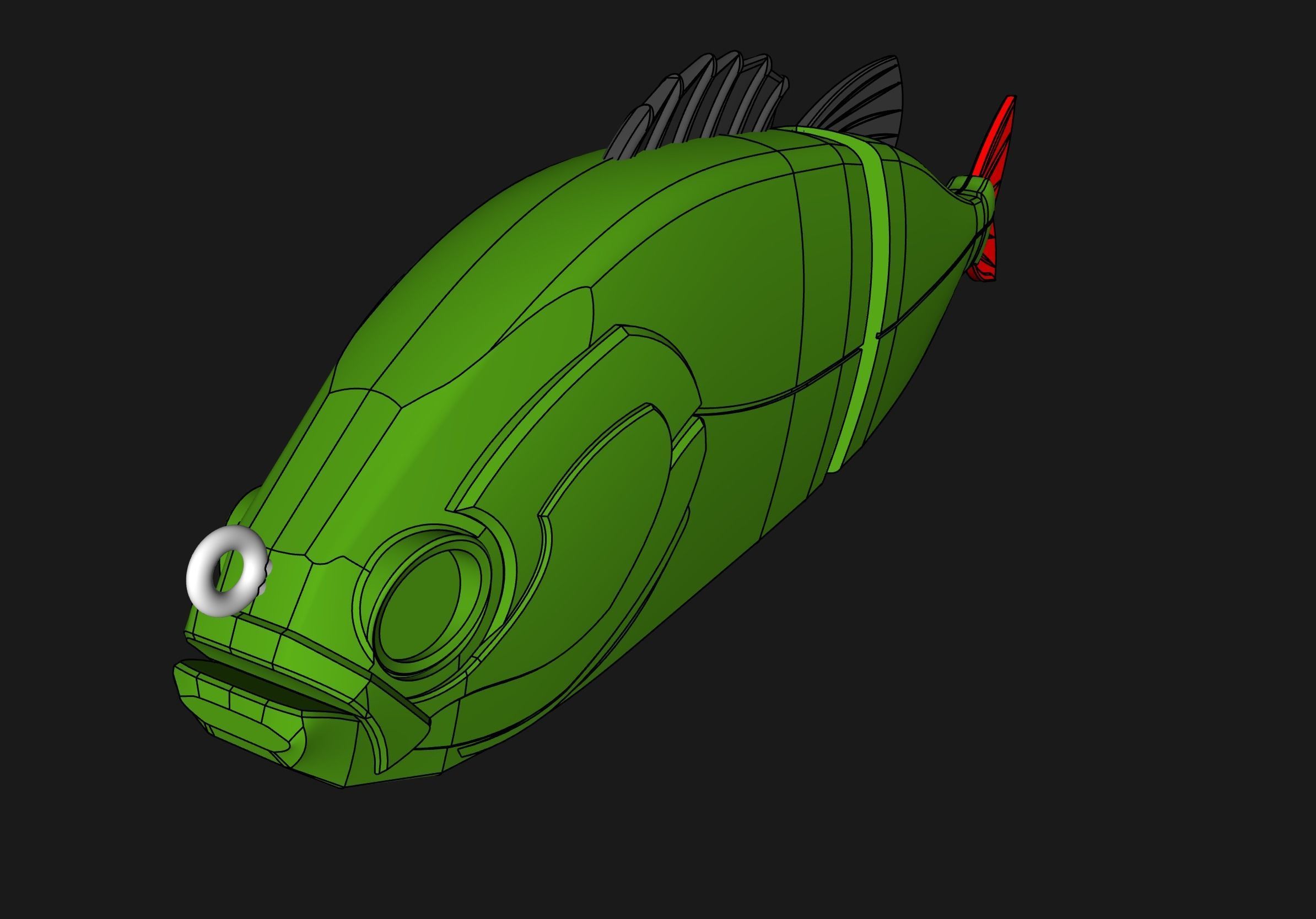Original design Swimbait Fishinglure 3d 3D model 3D printable | CGTrader