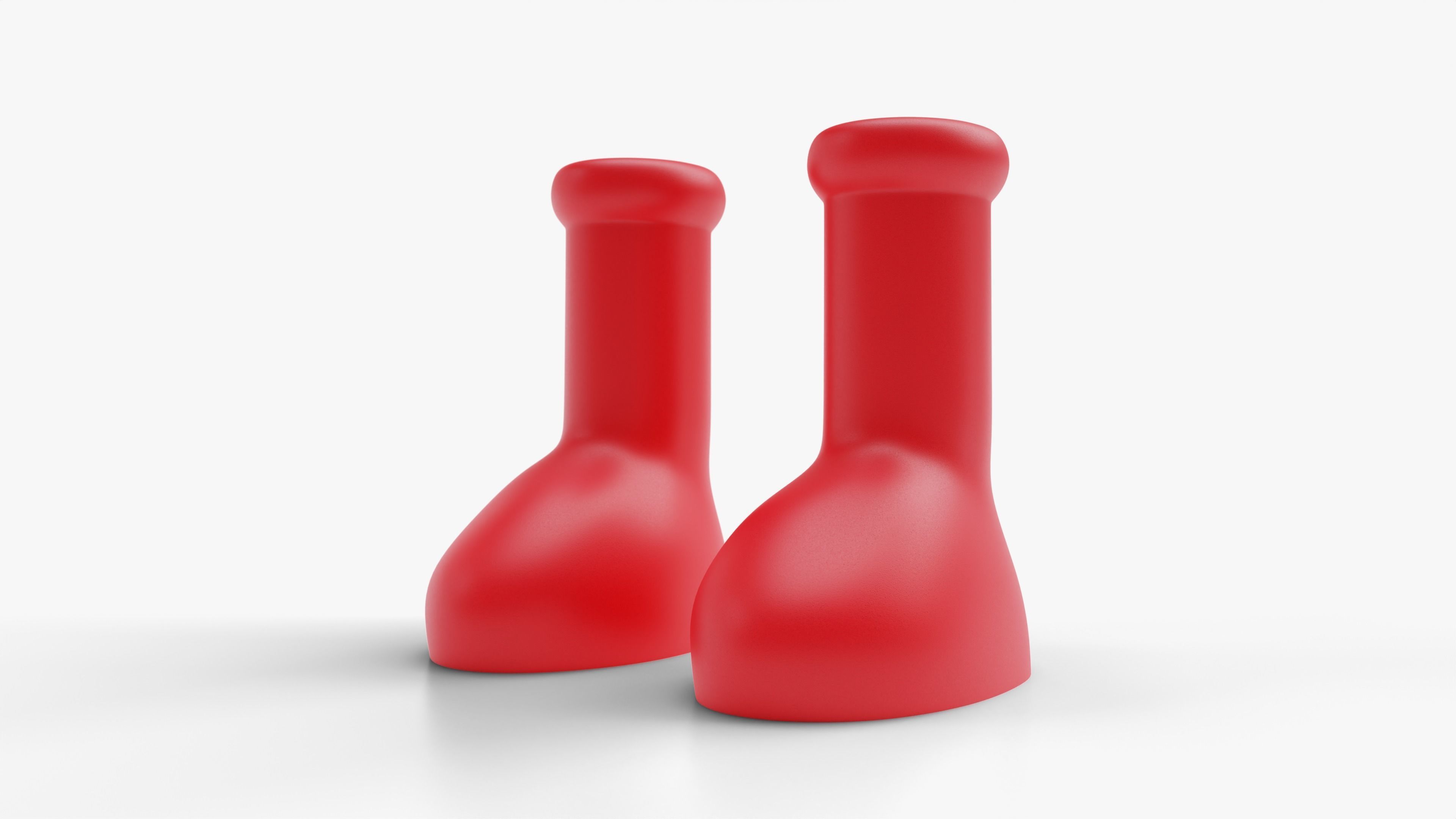 3D model BIG RED ASTROBOY BOOTS VR / AR / low-poly | CGTrader