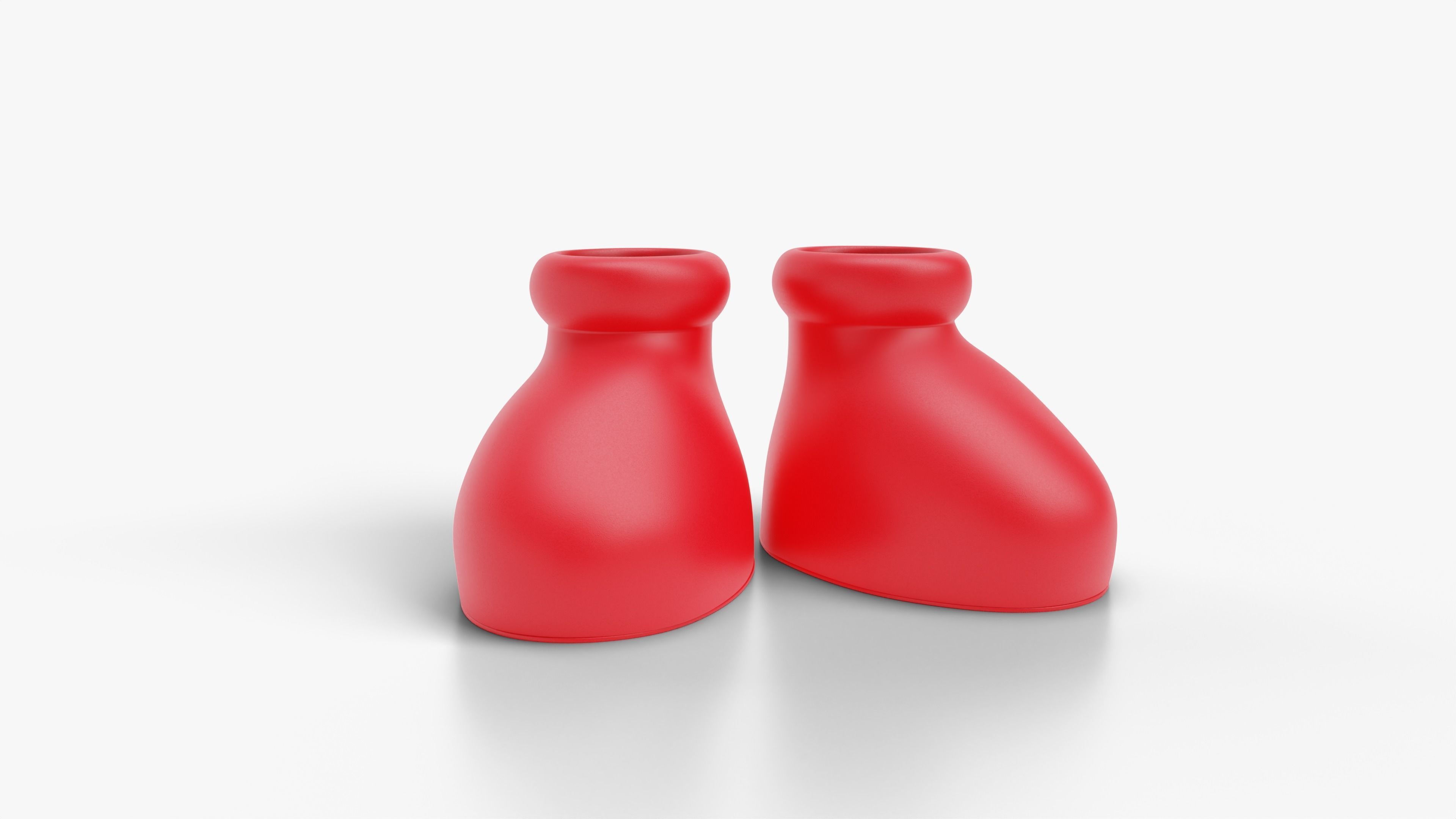 3D model BIG RED ASTROBOY BOOTS VR / AR / low-poly | CGTrader