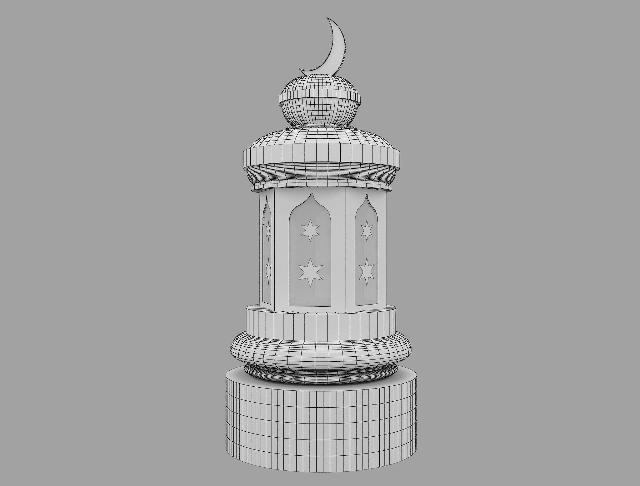 F9 Ramadan lantern fanous 3D model | CGTrader