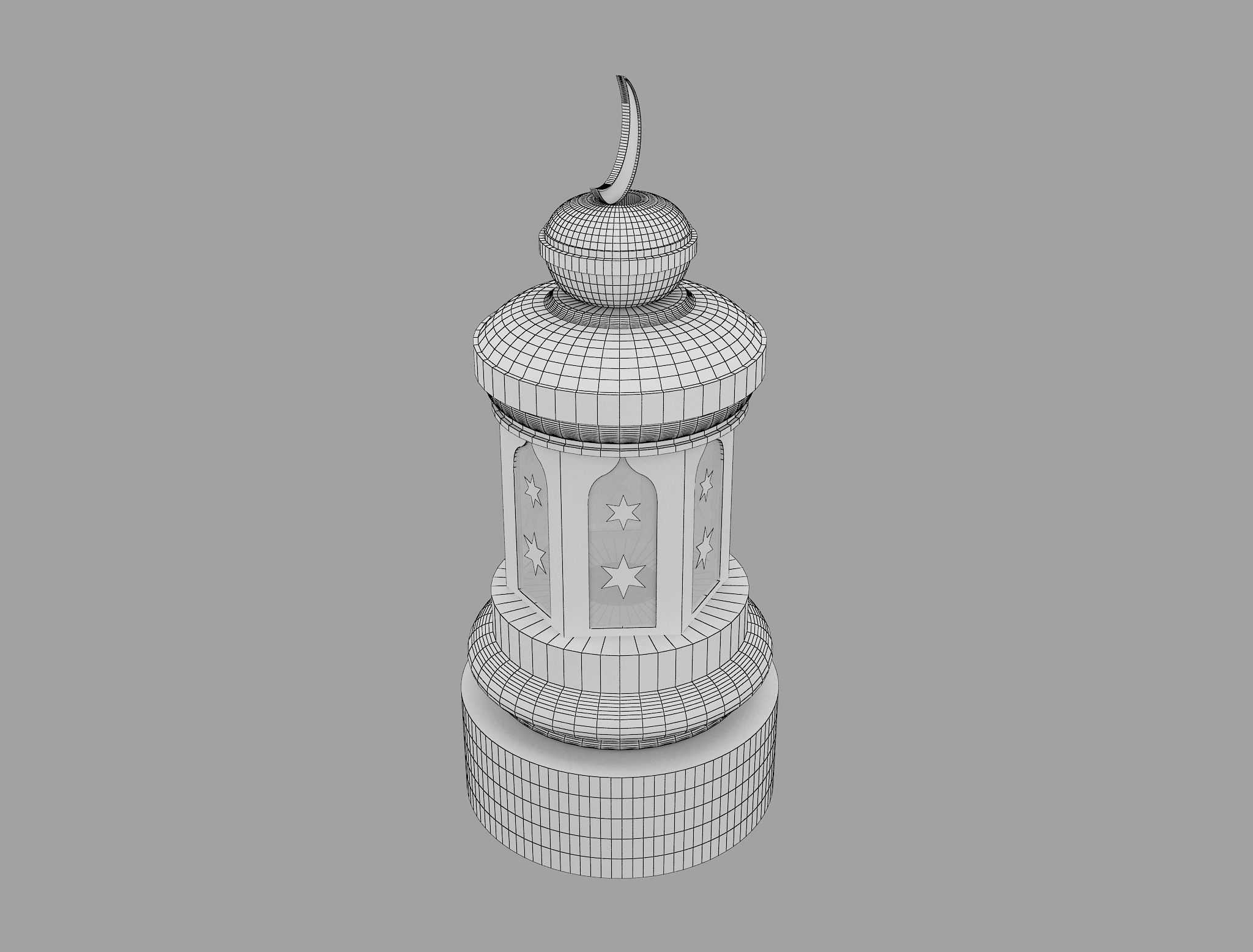 F9 Ramadan lantern fanous 3D model | CGTrader